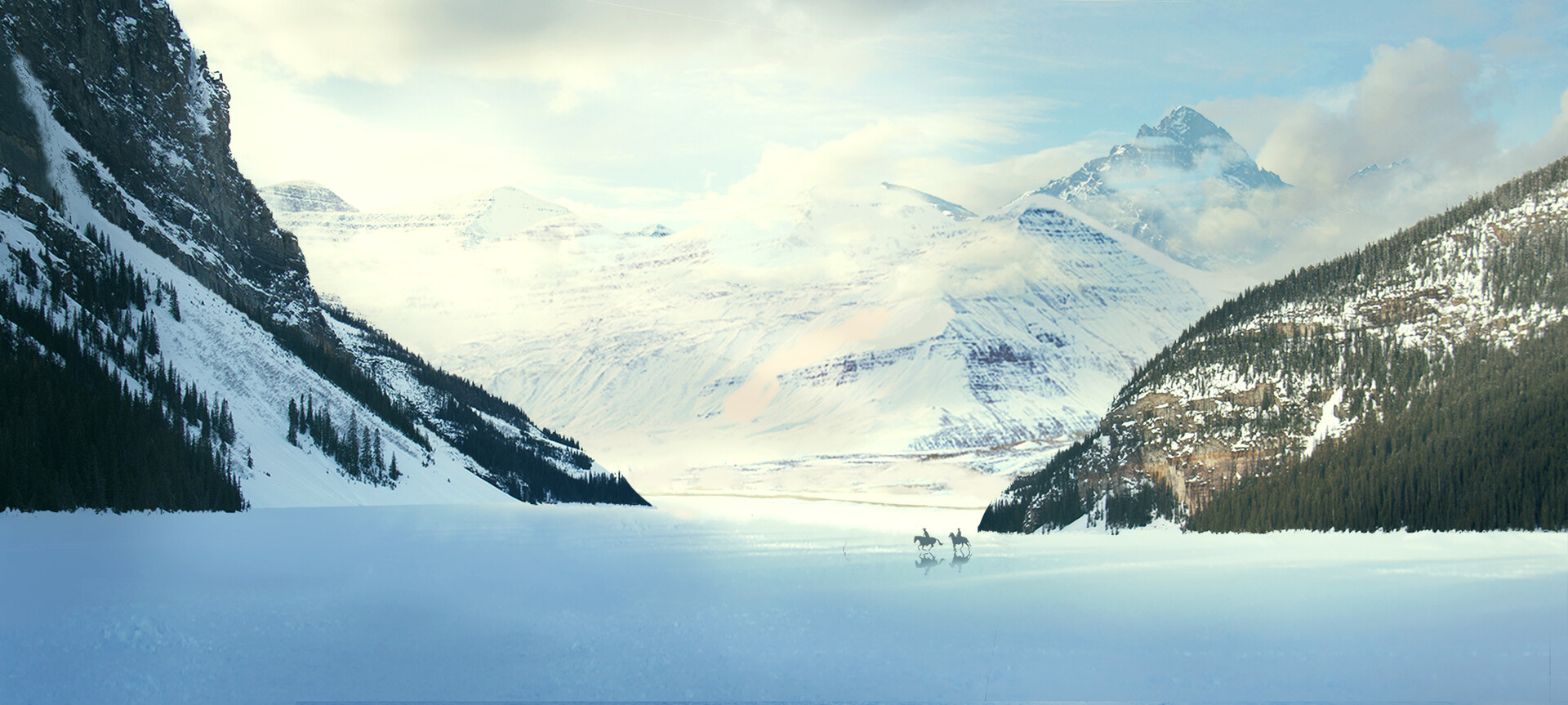 ArtStation - Winterscape 2D Matte Painting training course of the ...