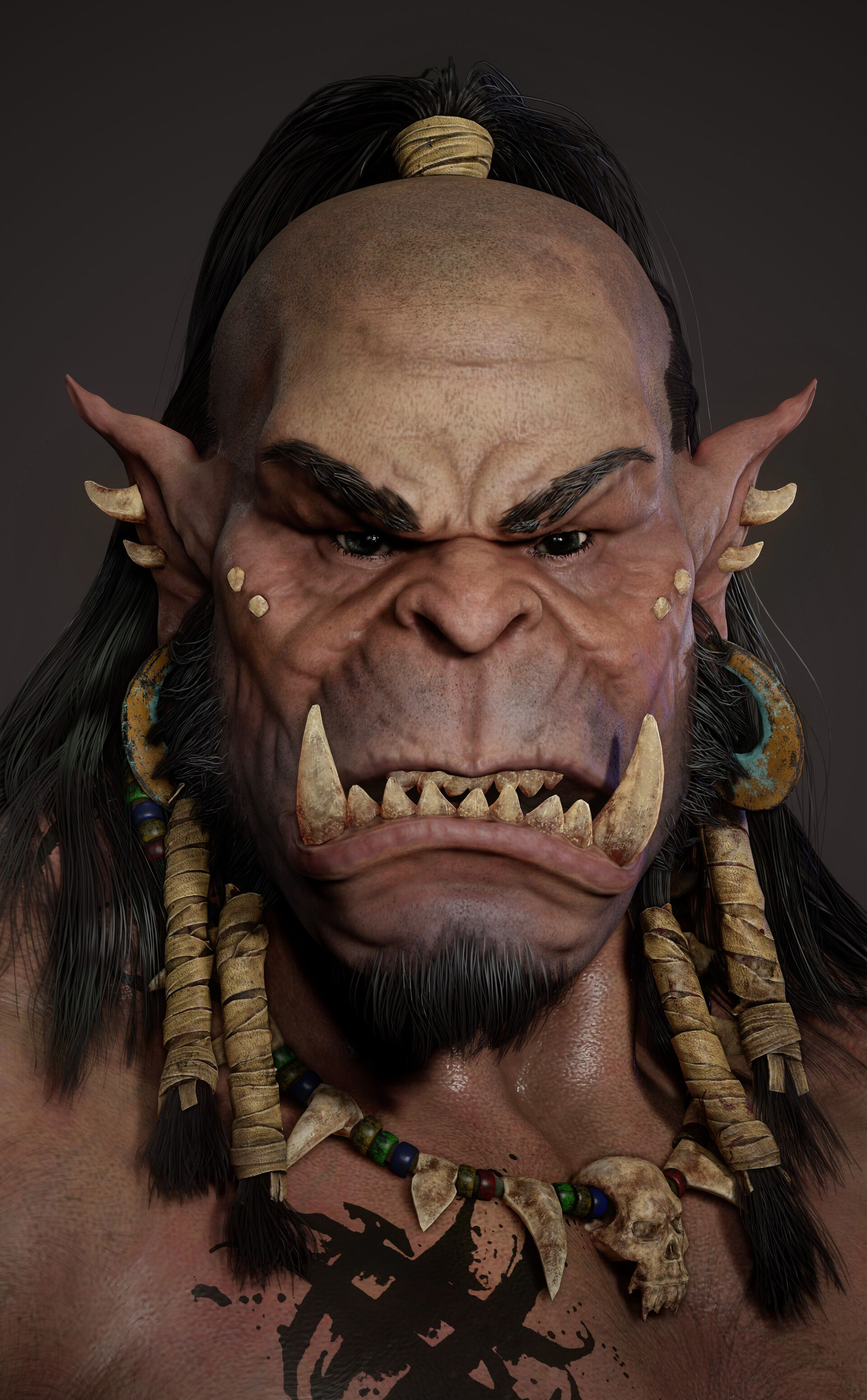 ArtStation - Orc Head