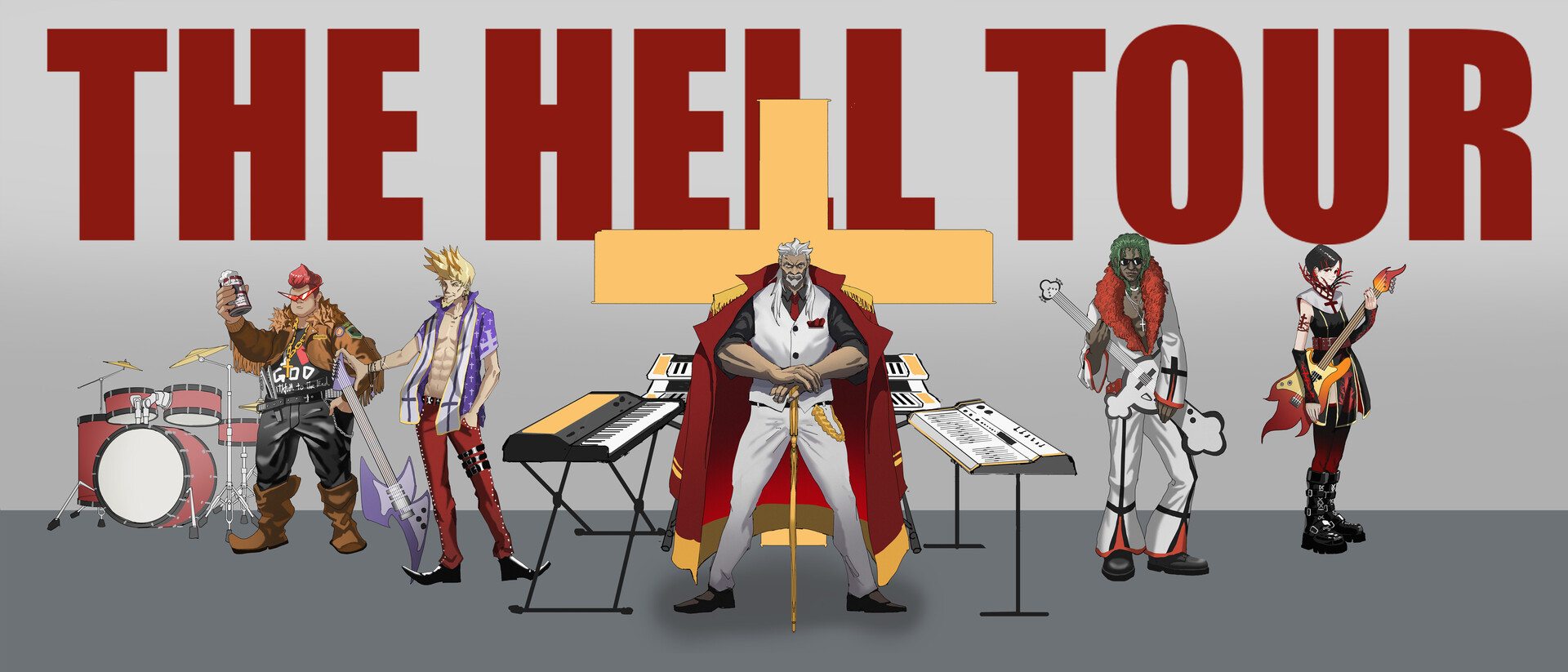 ArtStation - charactor design practice_ The hell tour