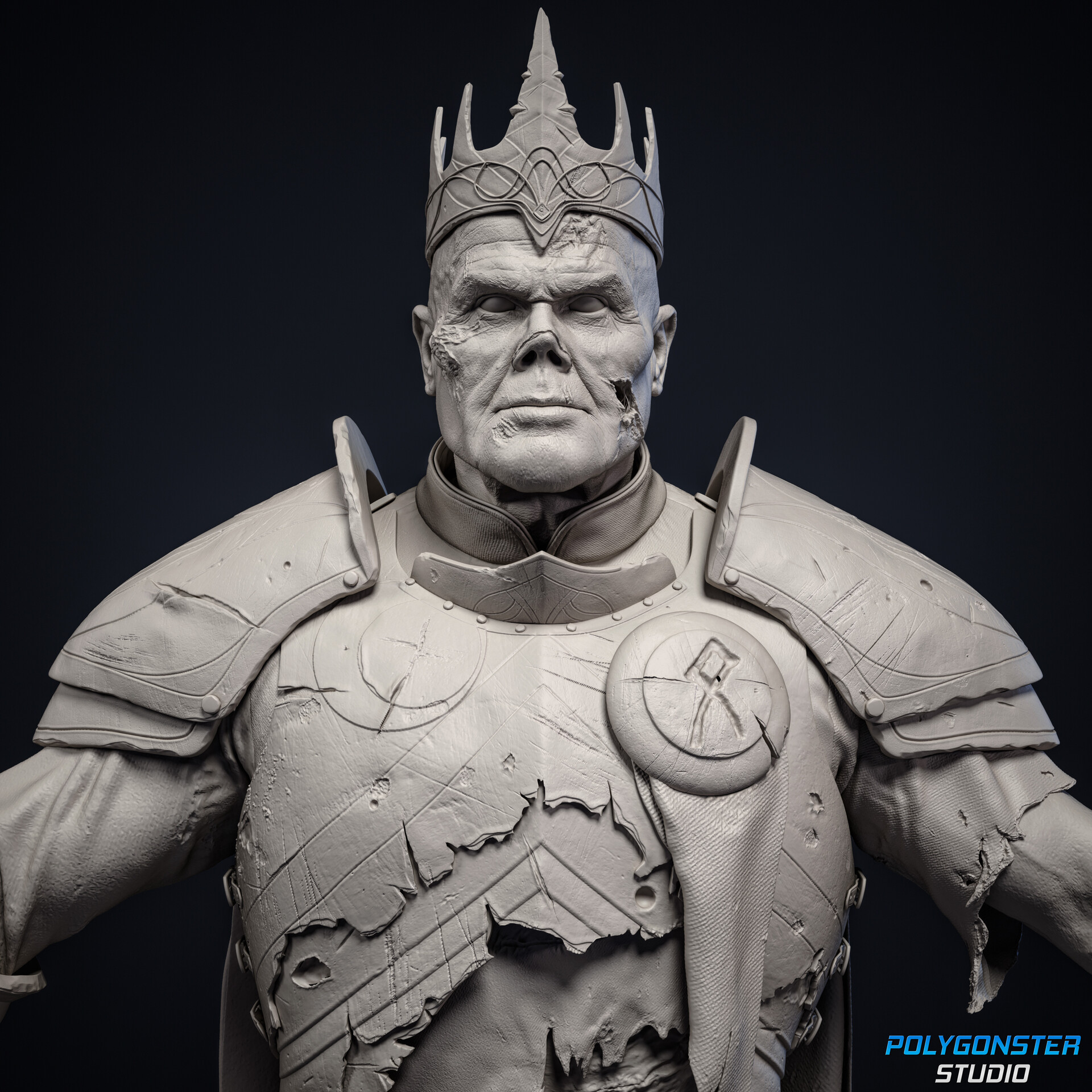 Polygonster Studio - Death knight