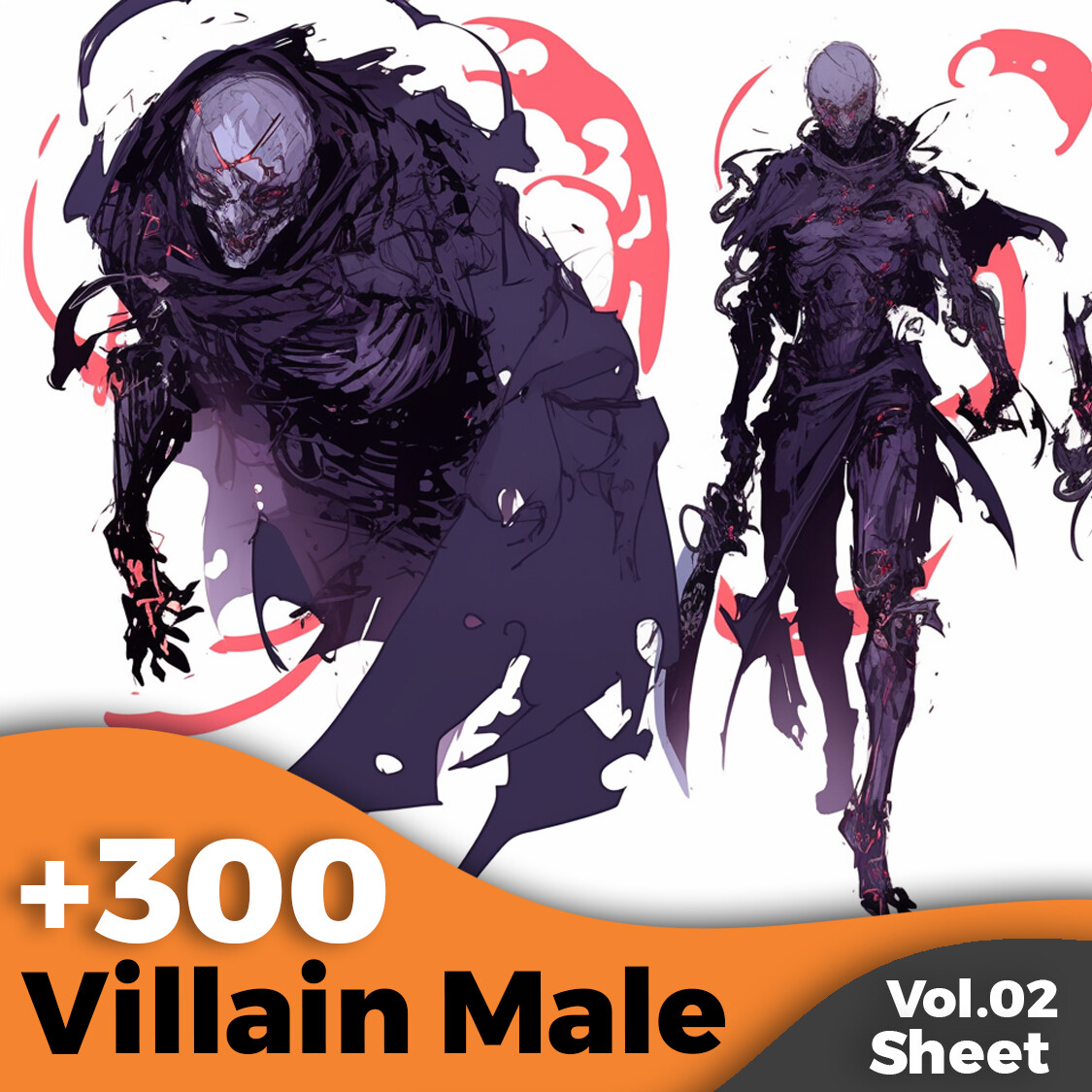 ArtStation - +300 Villain Male Sheet Reference Images(4k)
