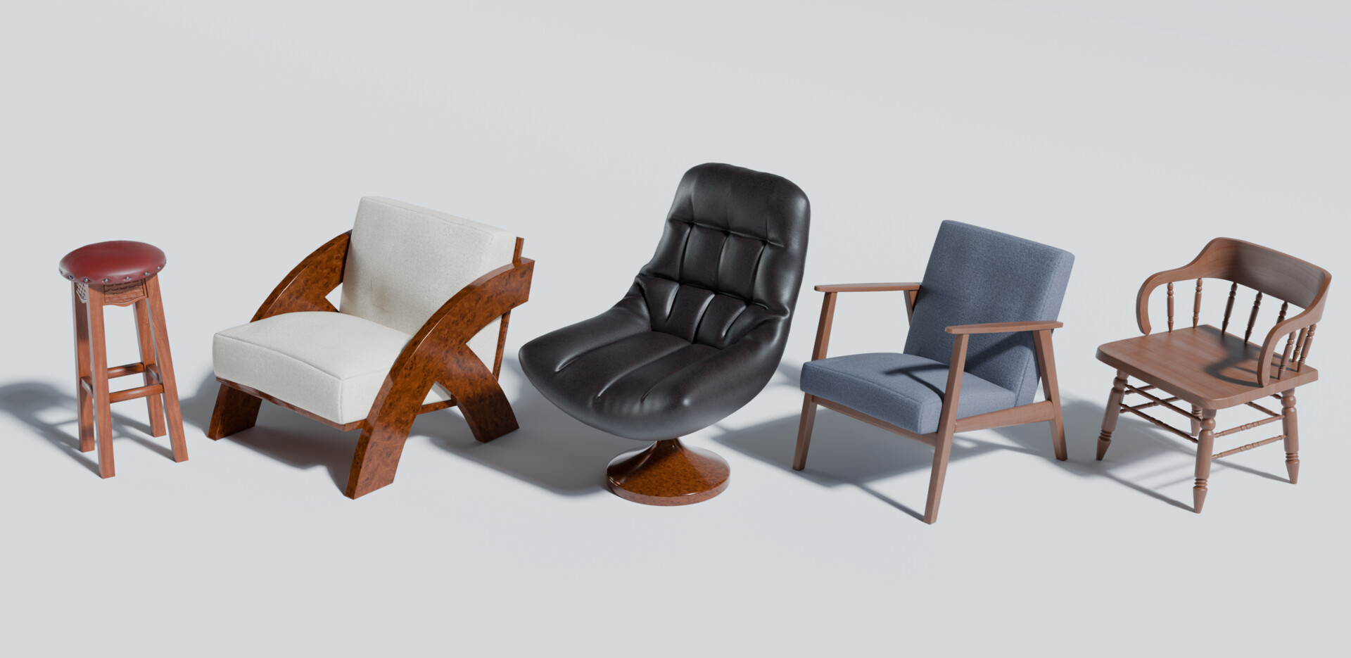ArtStation - Chair set for Archviz