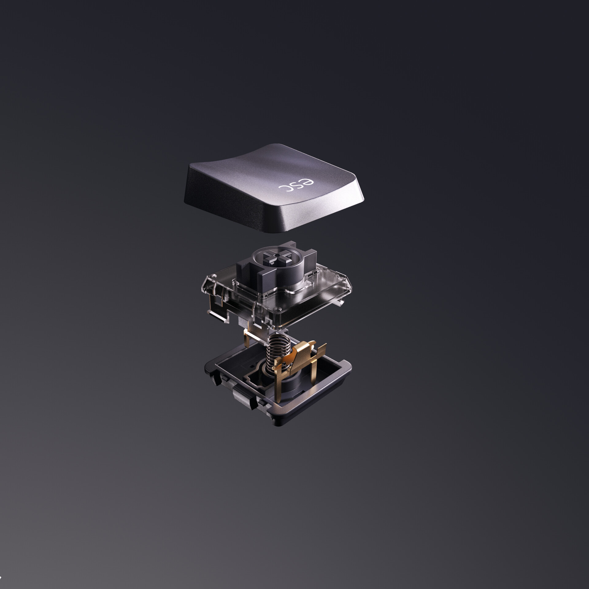 ArtStation - Keychron low profile mechanical switch
