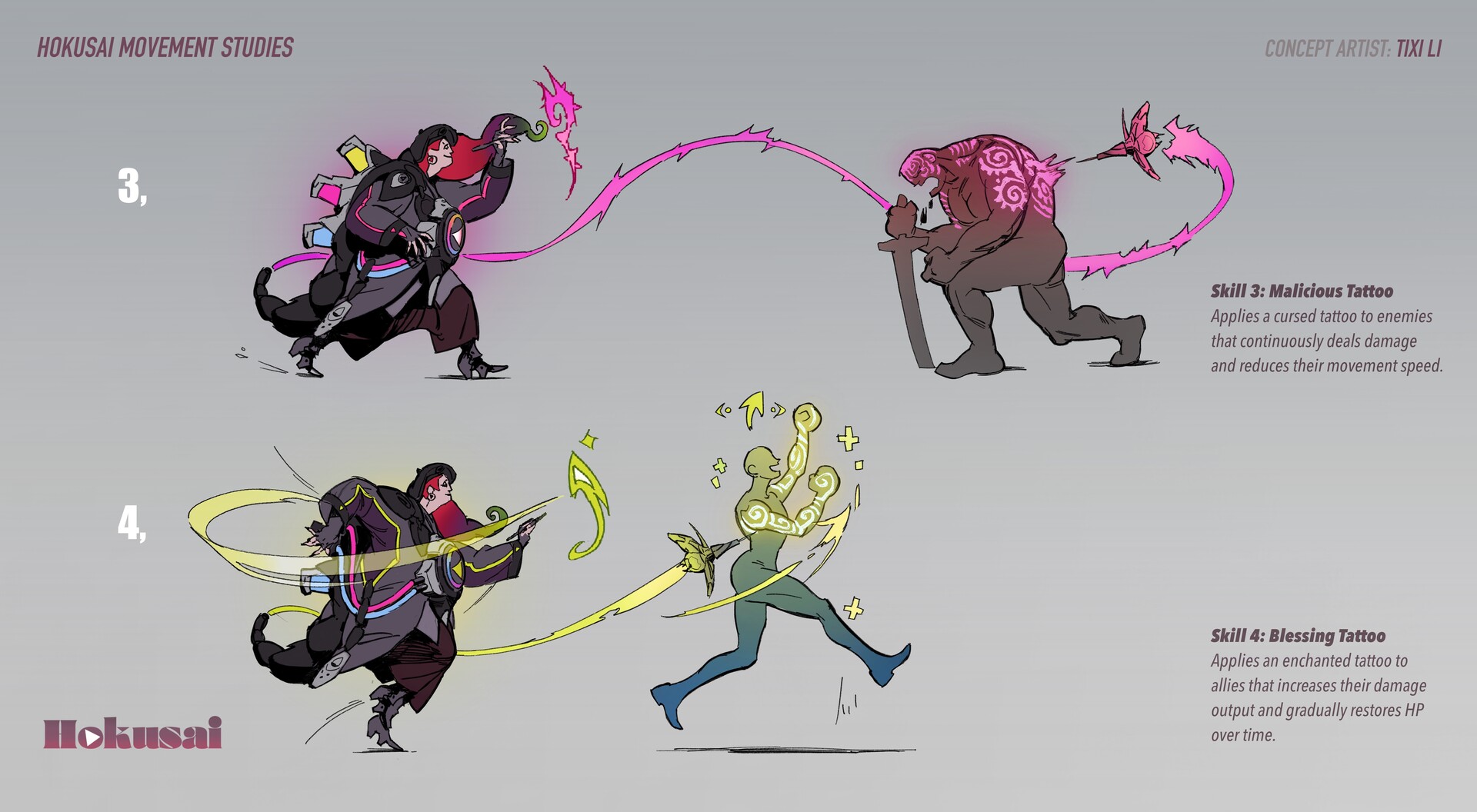 ArtStation - HOKUSAI - Character Movement Studies