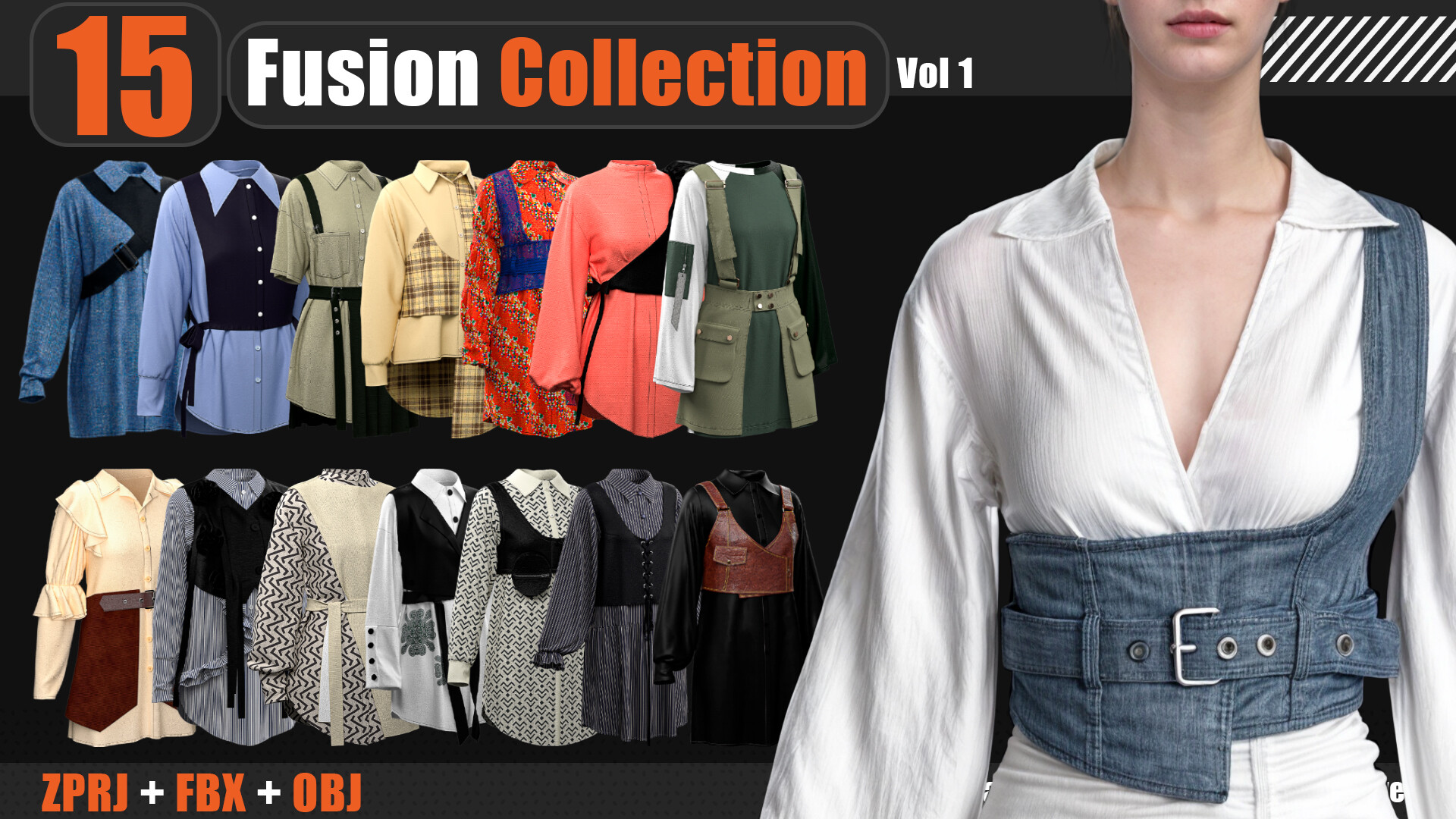 3D Innovators - 15 Fusion Collection - Vol. 1 (MARVELOUS DESIGNER AND ...