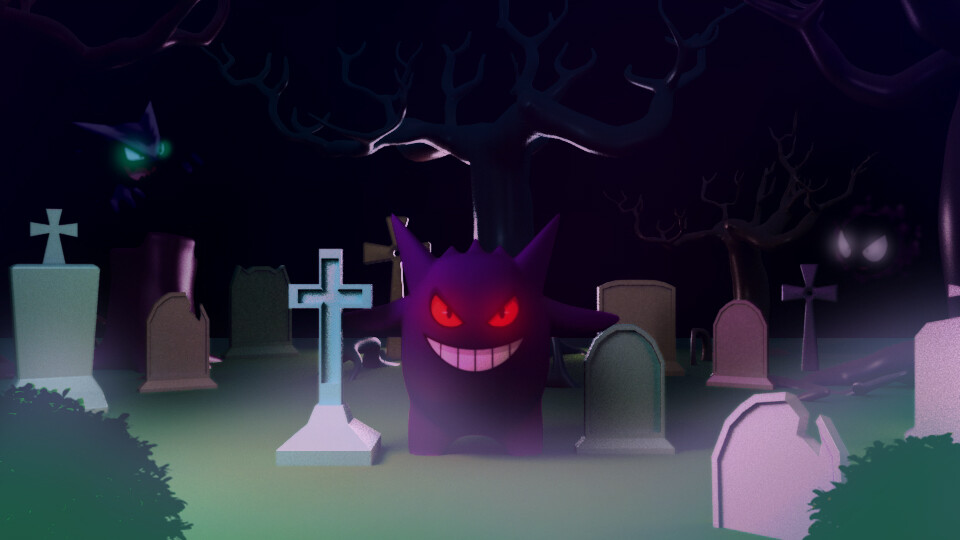 ArtStation - Gengar's Visit