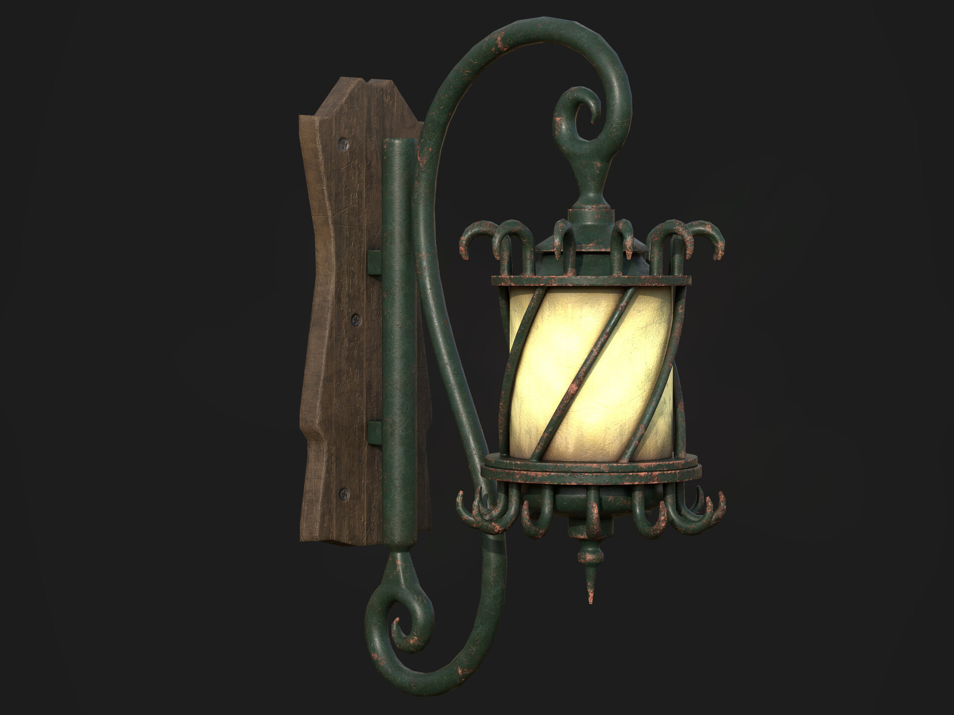 ArtStation - Eldritch Wall Lamp