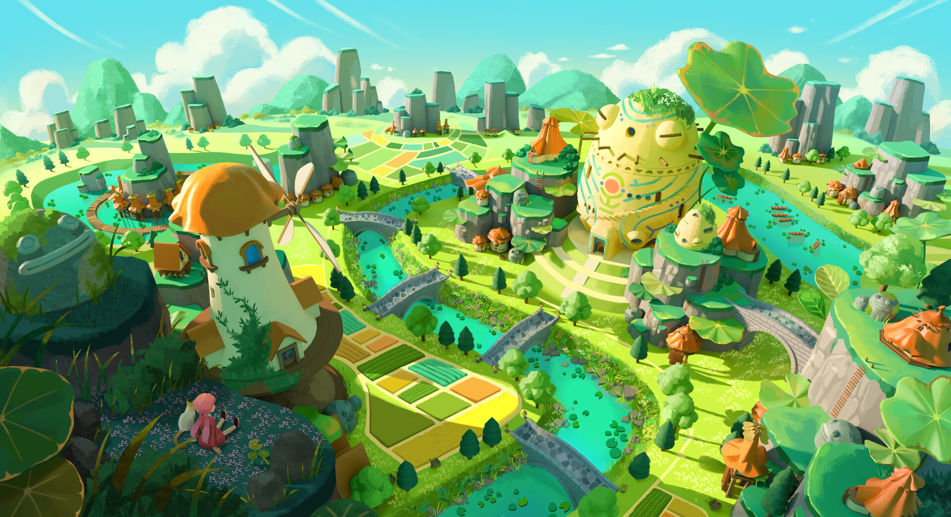 ArtStation - Frog Town