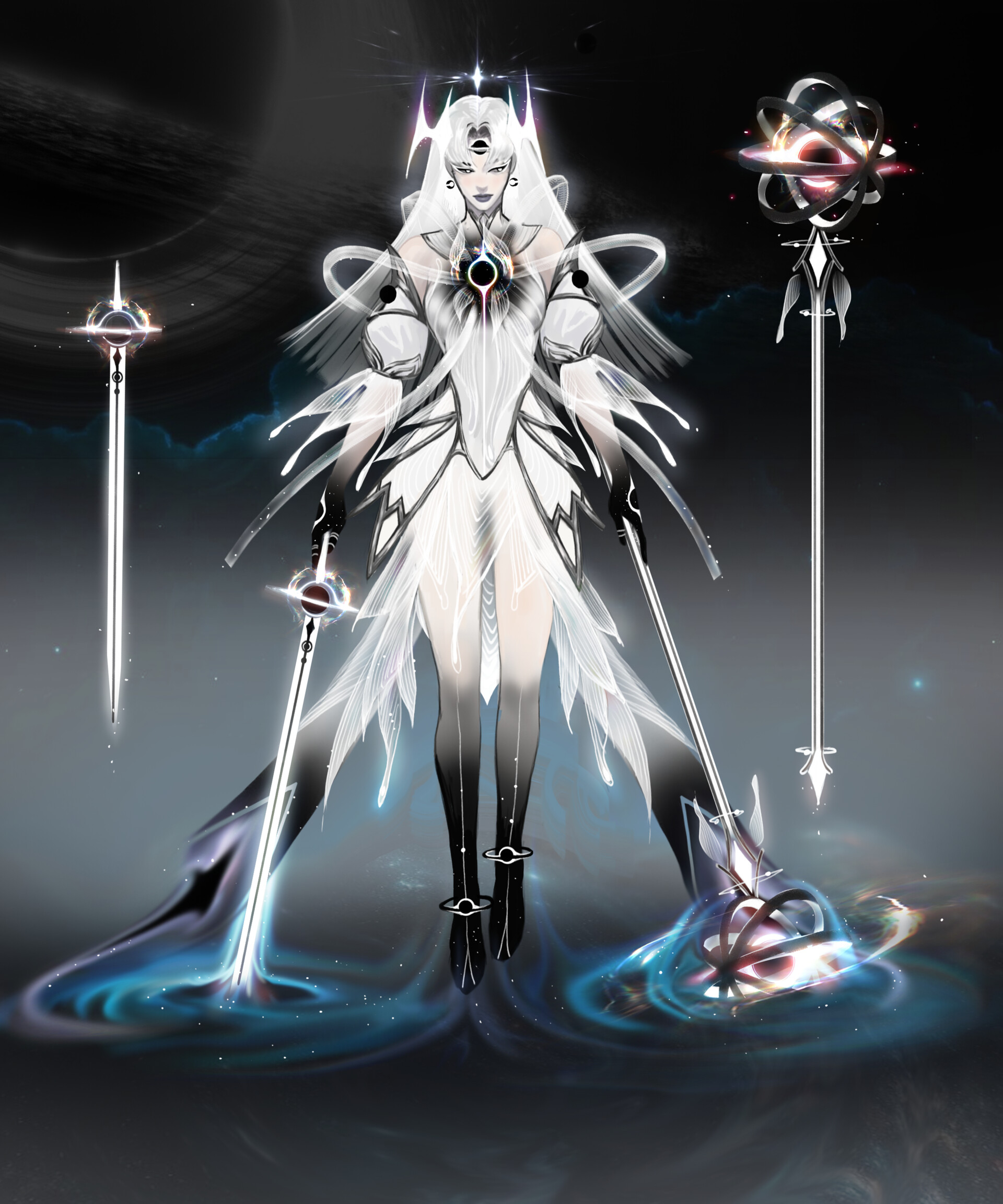 ArtStation - MLBB ODETTE COSMIC SKIN CONCEPT