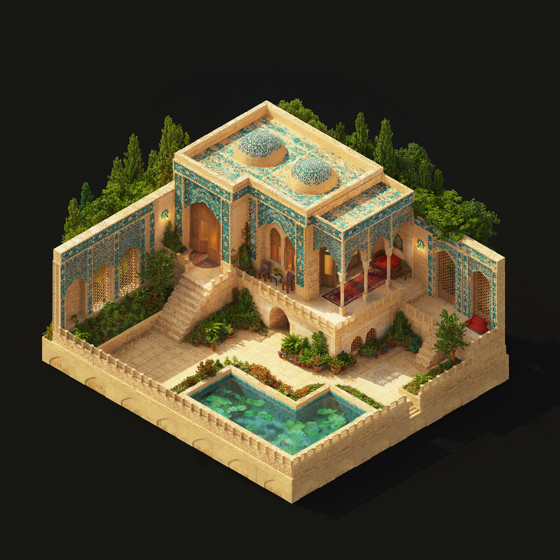 ArtStation - Persian House No.17