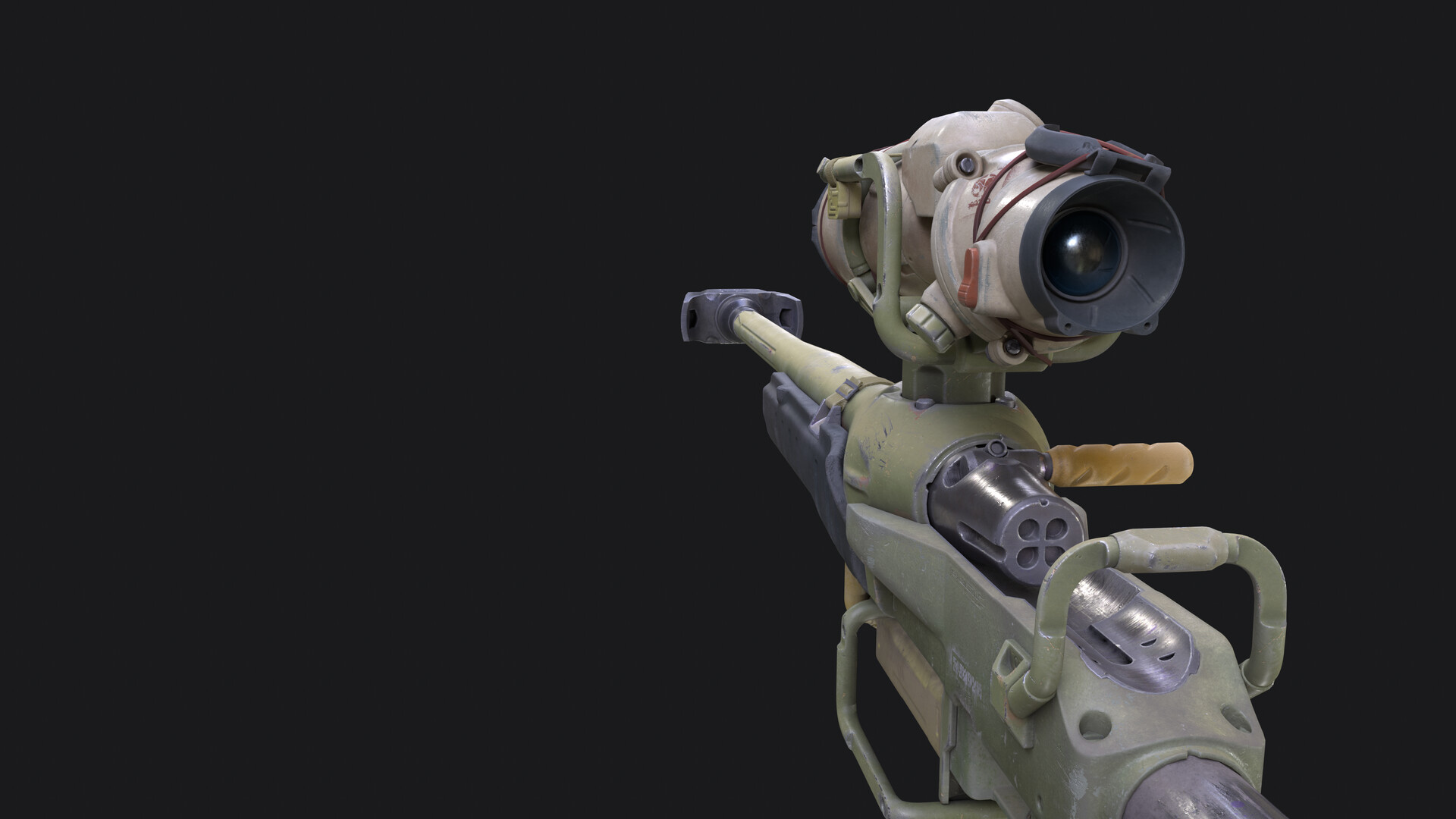 Charlie Deogracias | 3D Artist - Monarch "Long 52" Sniper Rifle