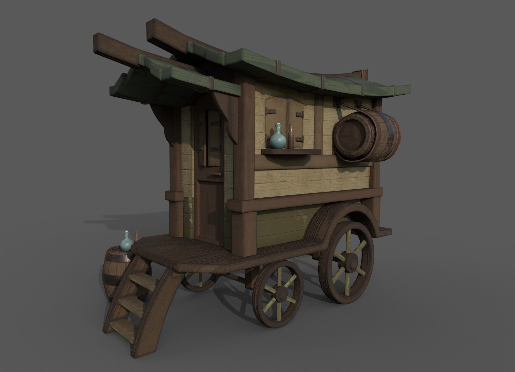 ArtStation - Woodland Caravan