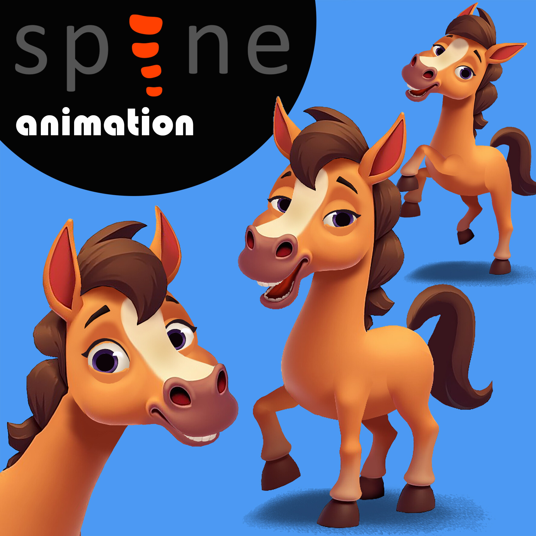 ArtStation - Spine animation in casual style