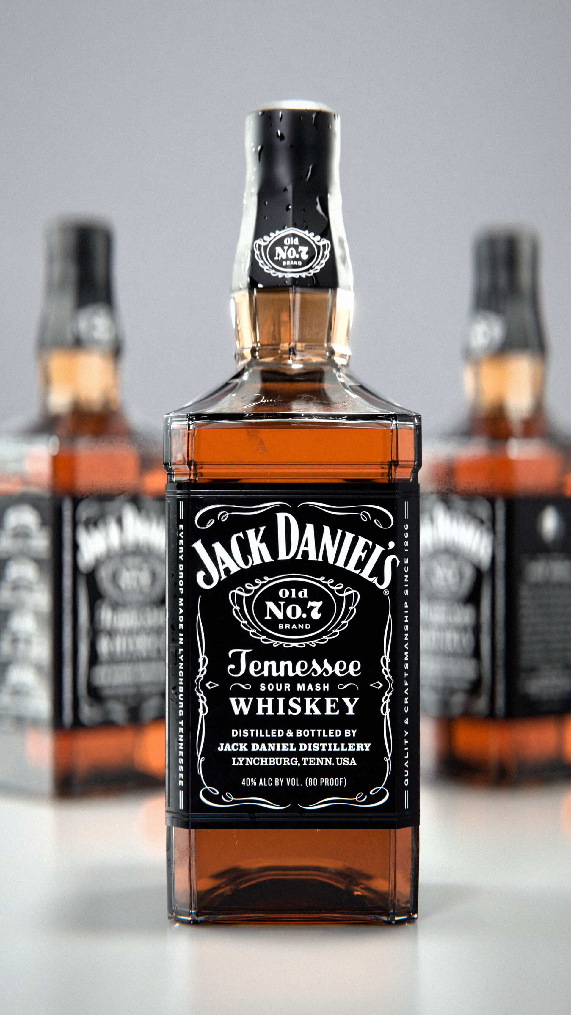 ArtStation - Jack Daniel's 3D Bottle Model