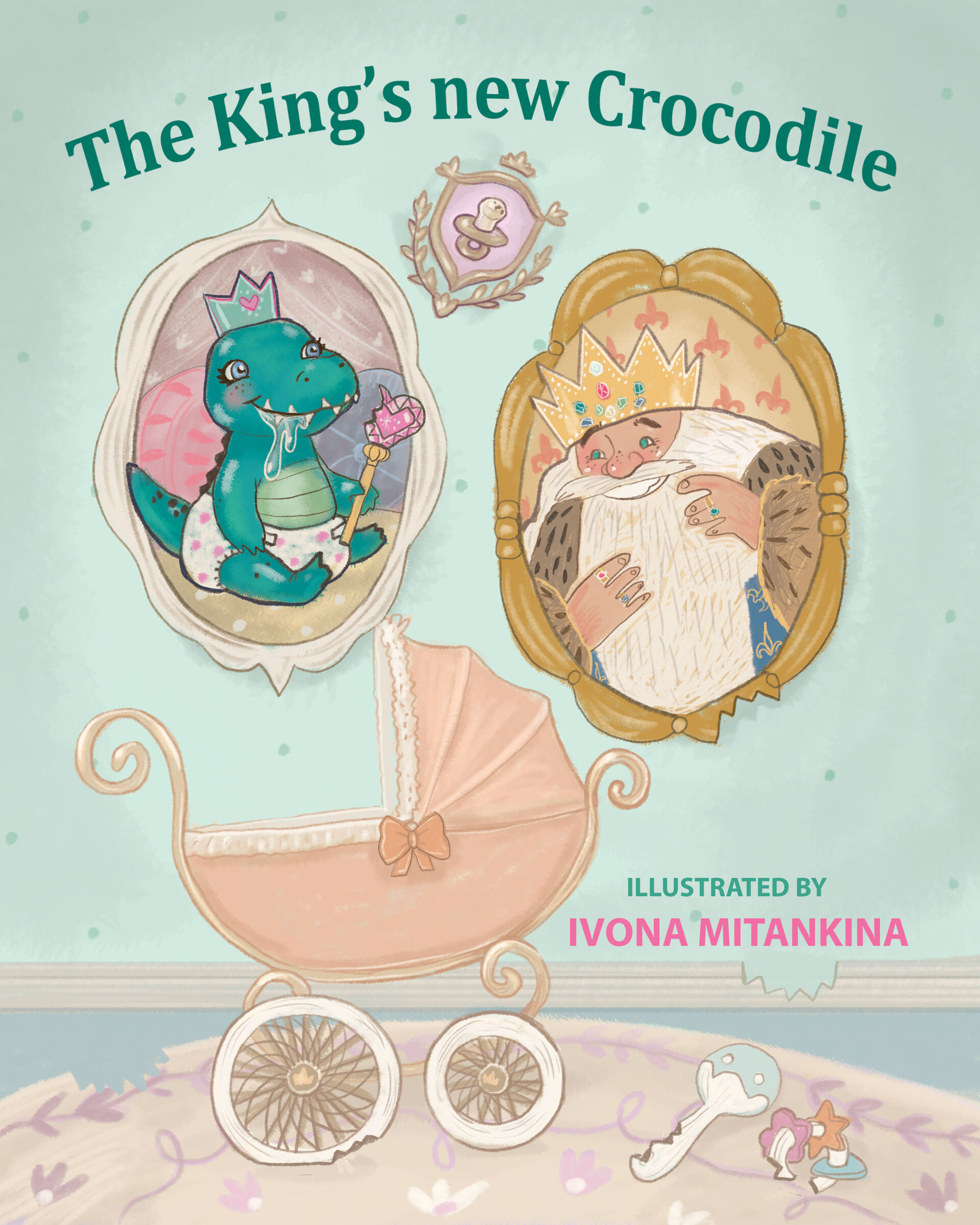 ArtStation - The King's new Crocodile-Book cover Illustration