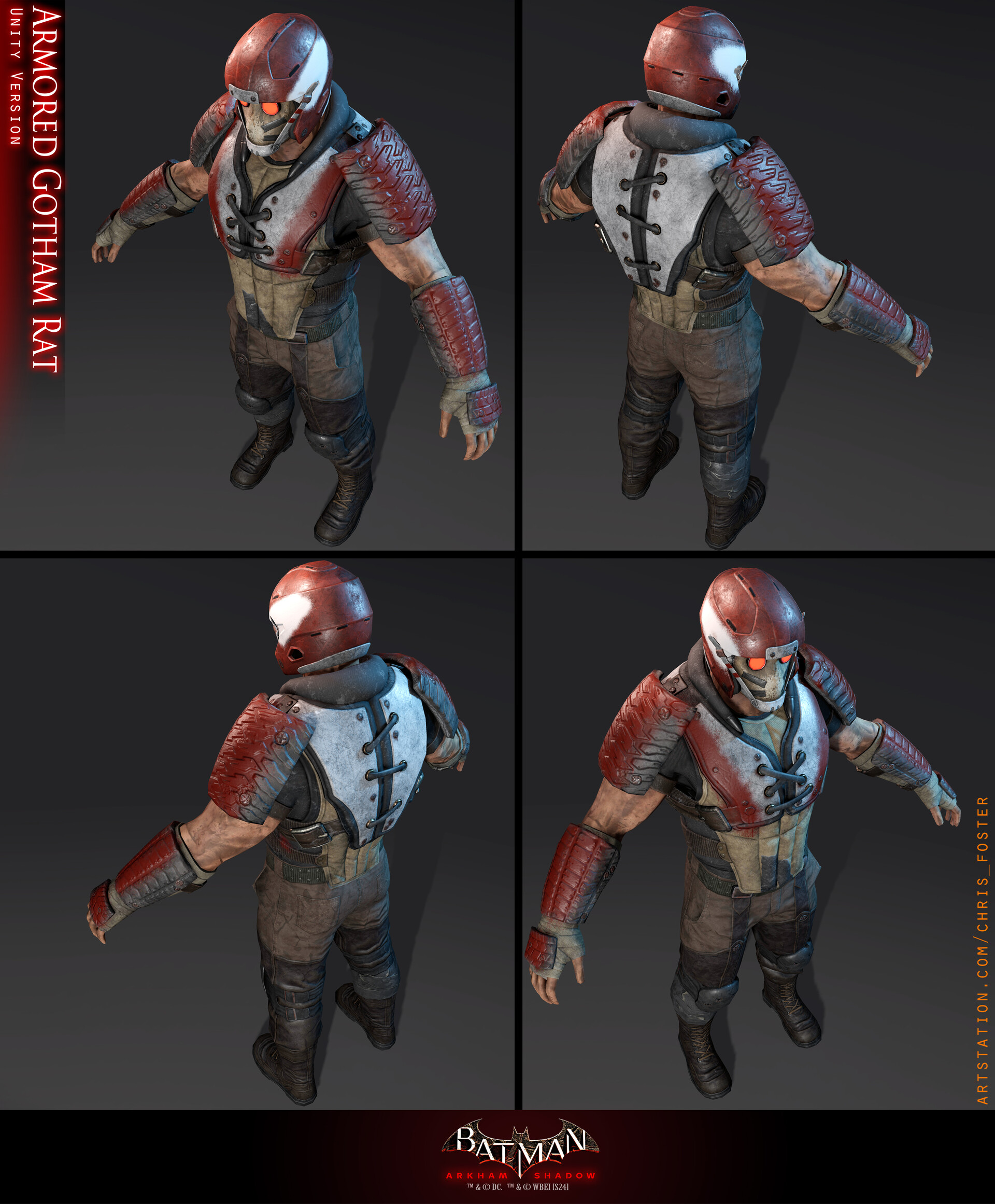 Chris Foster - Arkham Shadow - Armored Gotham Rat