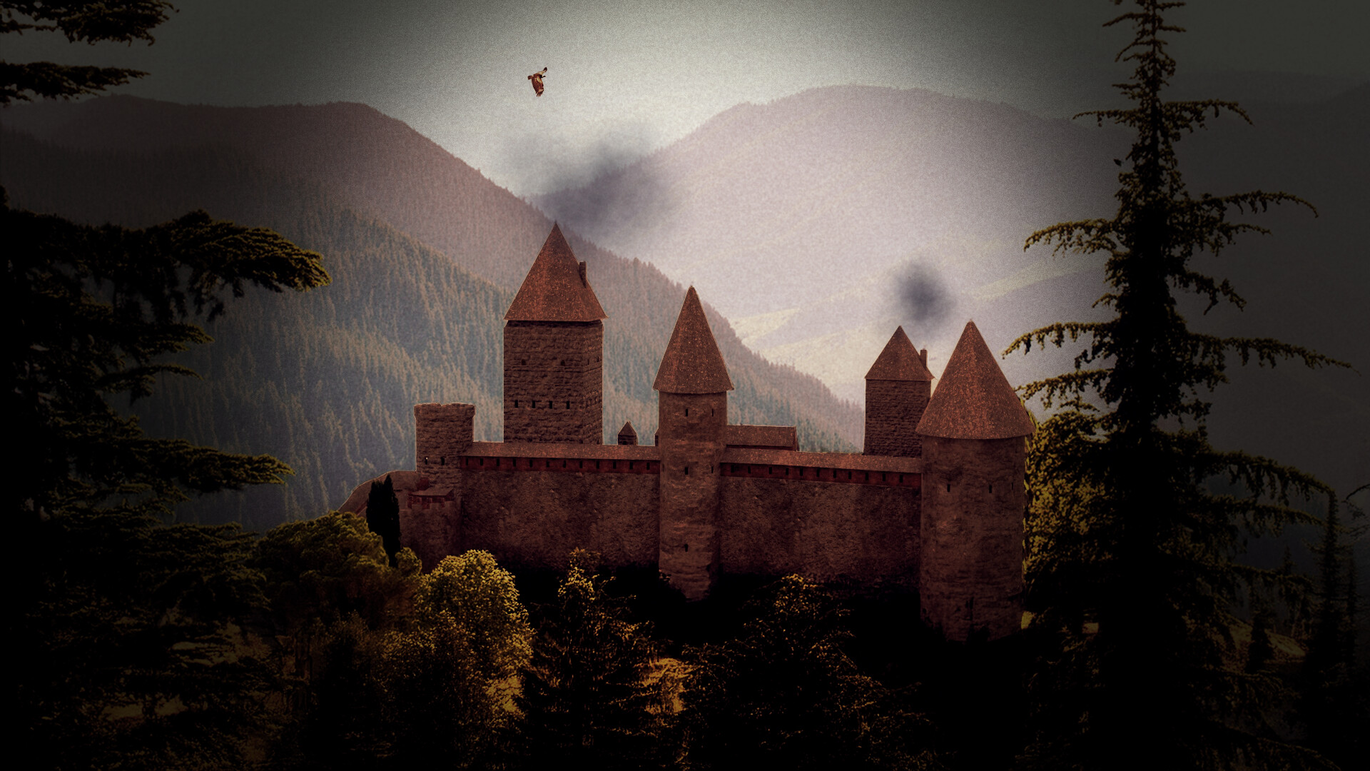 ArtStation - Poenari Castle