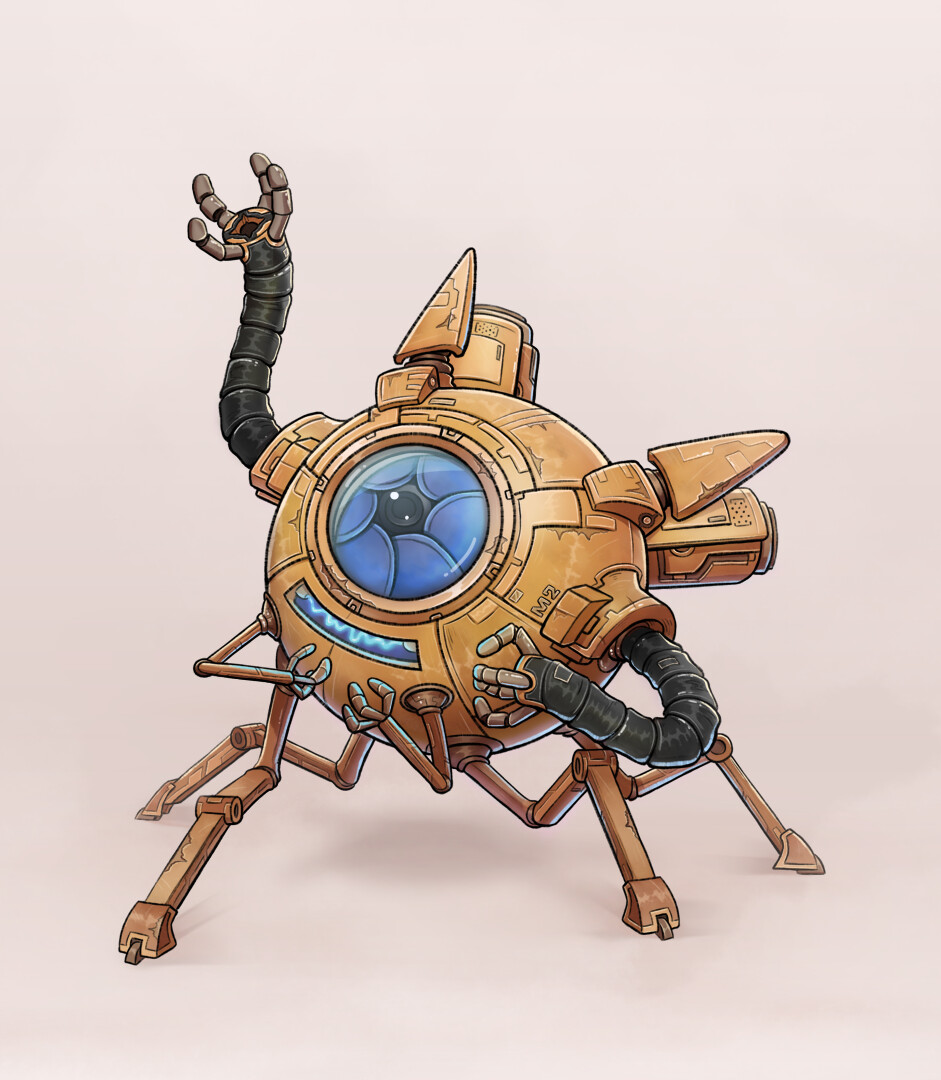 ArtStation - Sci-fi Modron