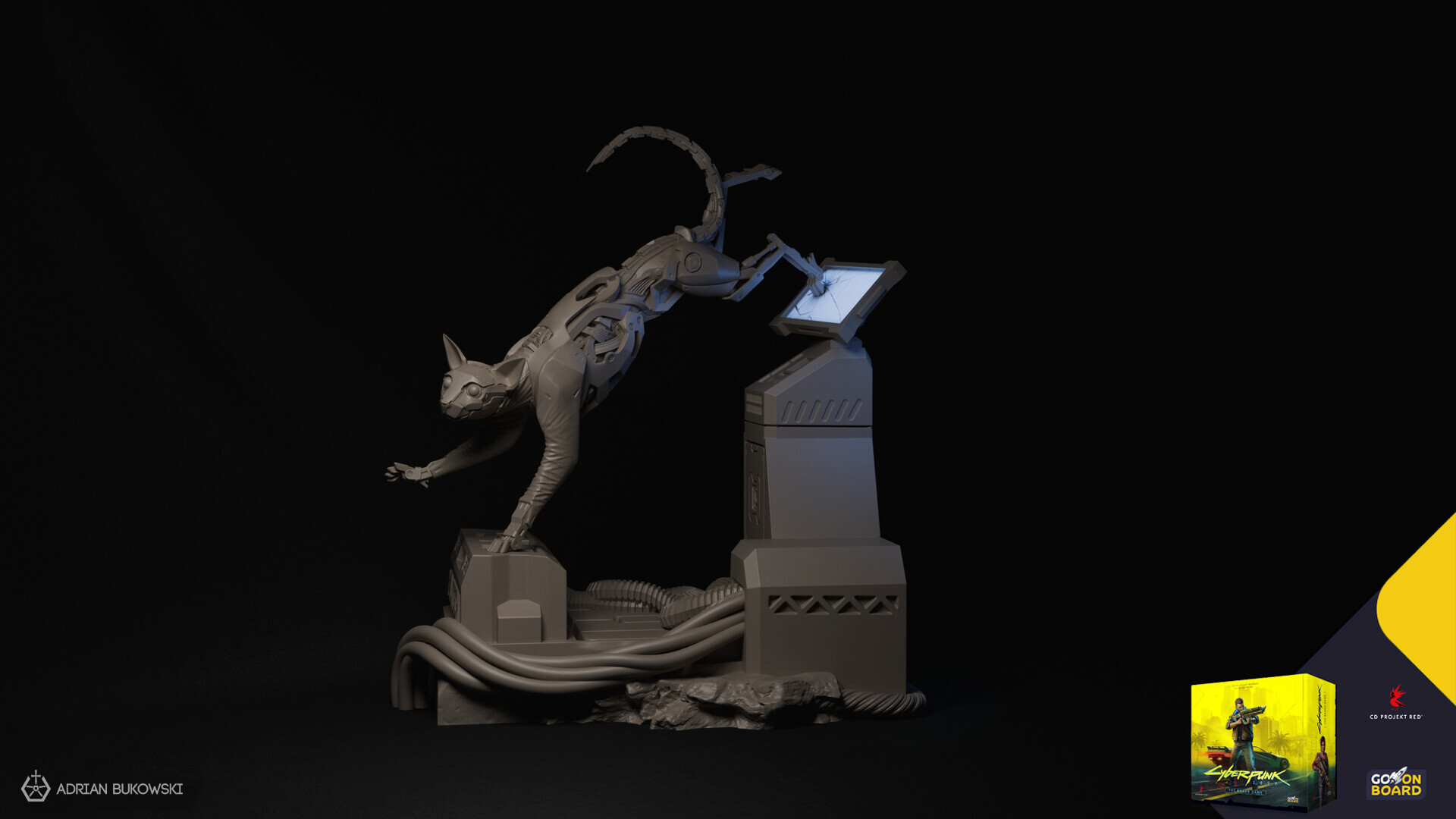 Adrian Bukowski - Cyberpunk 2077: The Board Game - Cybercat / for Go on ...