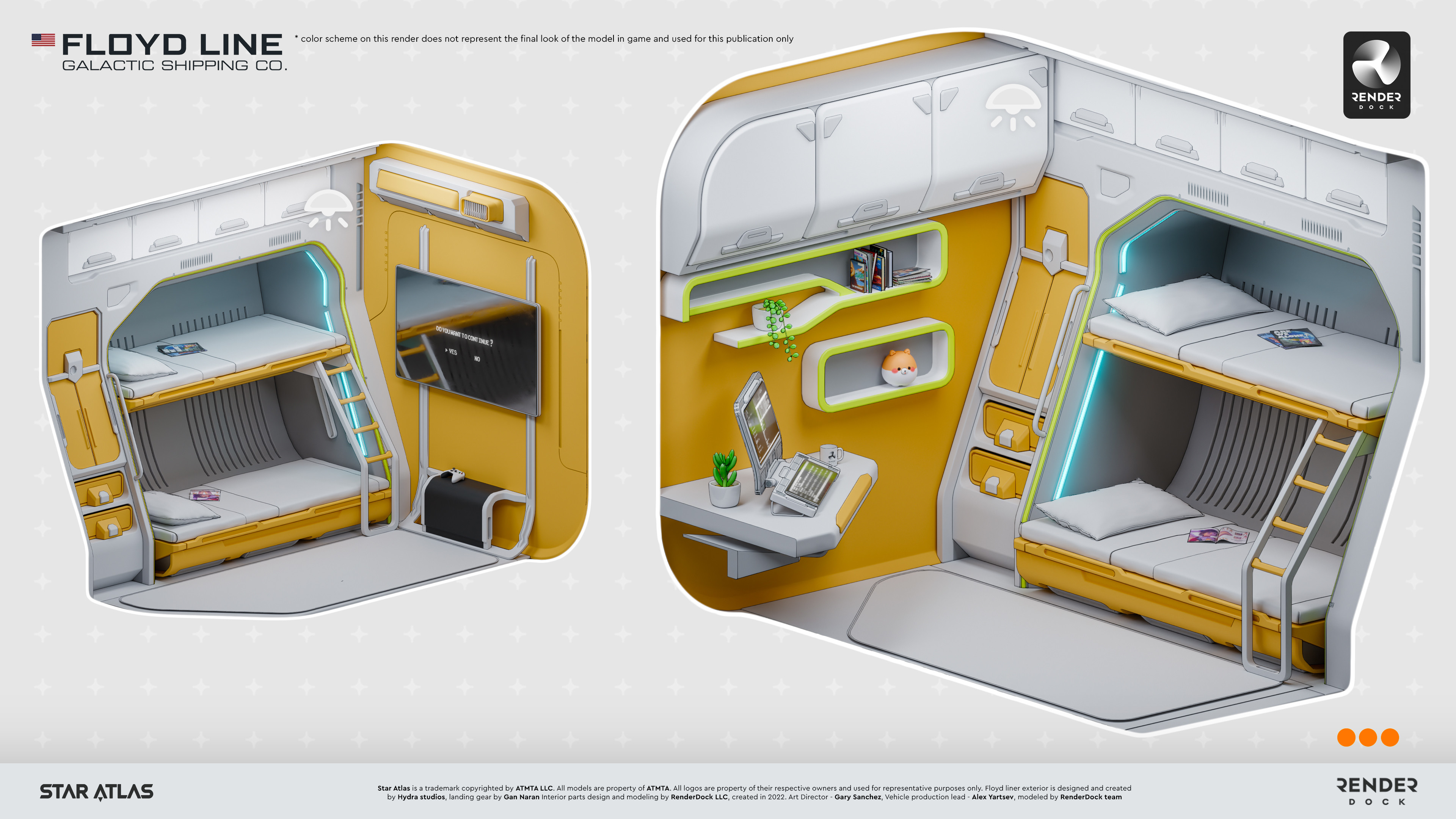 RenderDock - Floyd Liner Interior (Concept)