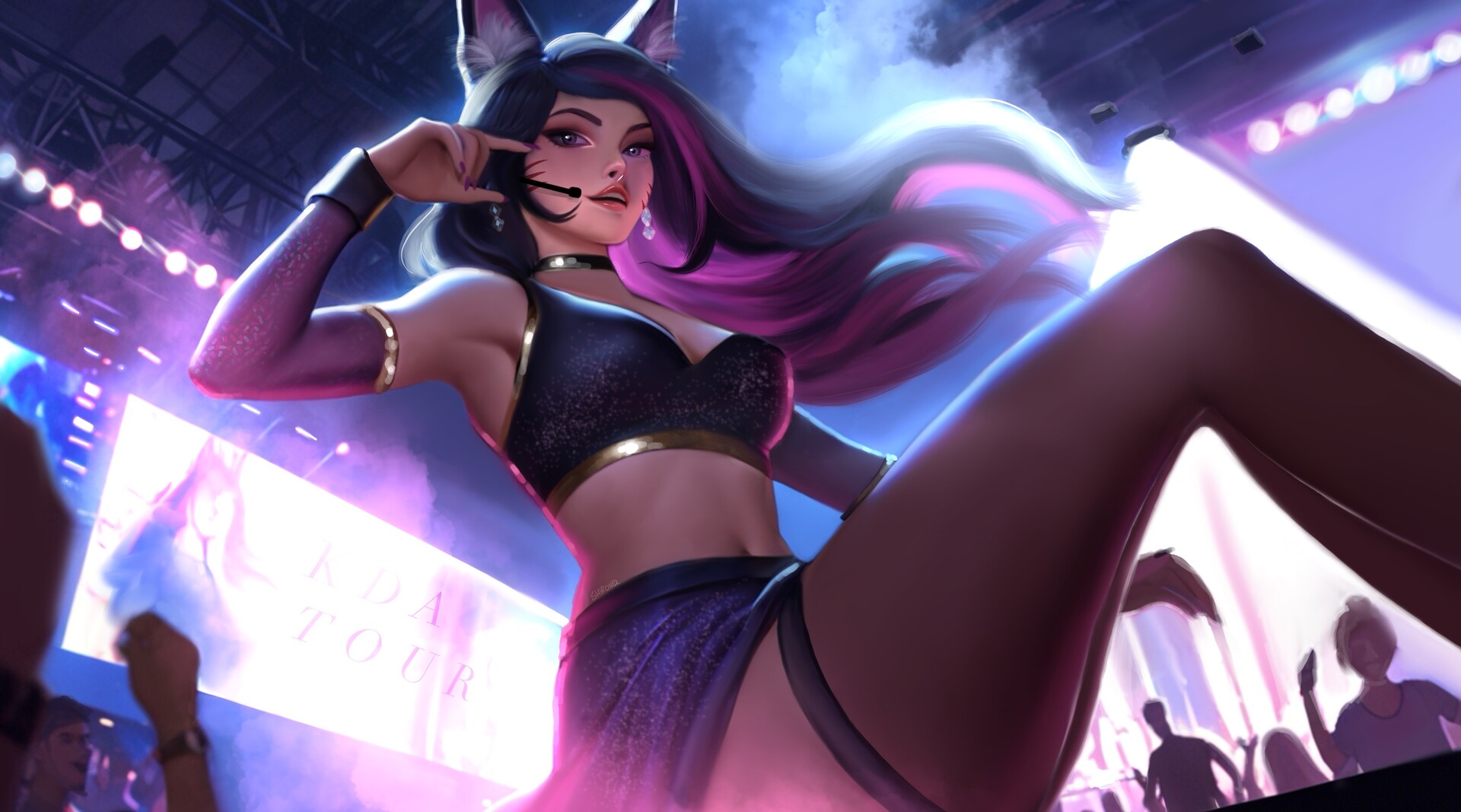ArtStation - Ahri KDA Fan Art League of Legends
