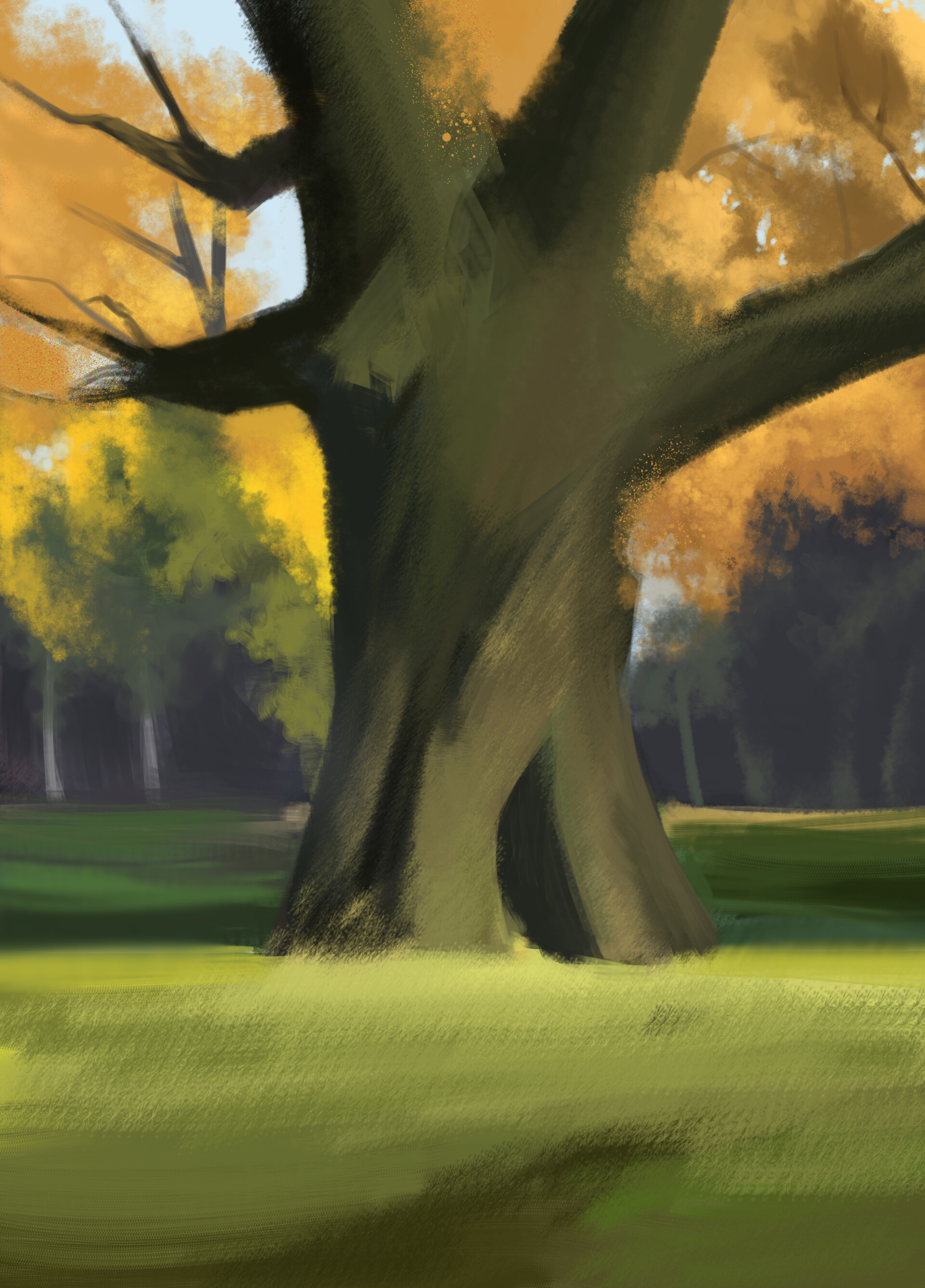 ArtStation - Tree Painting