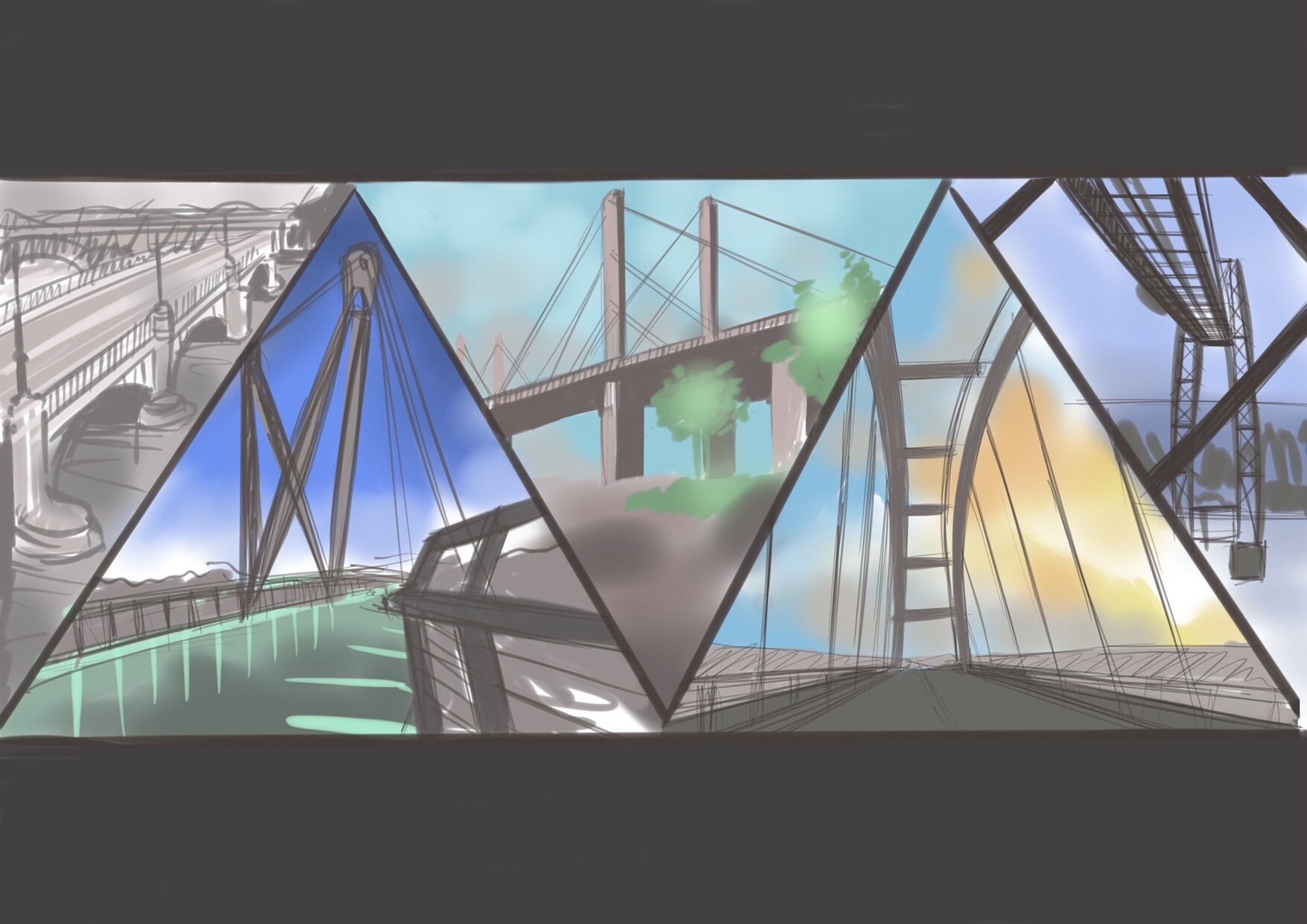 ArtStation - Five bridges