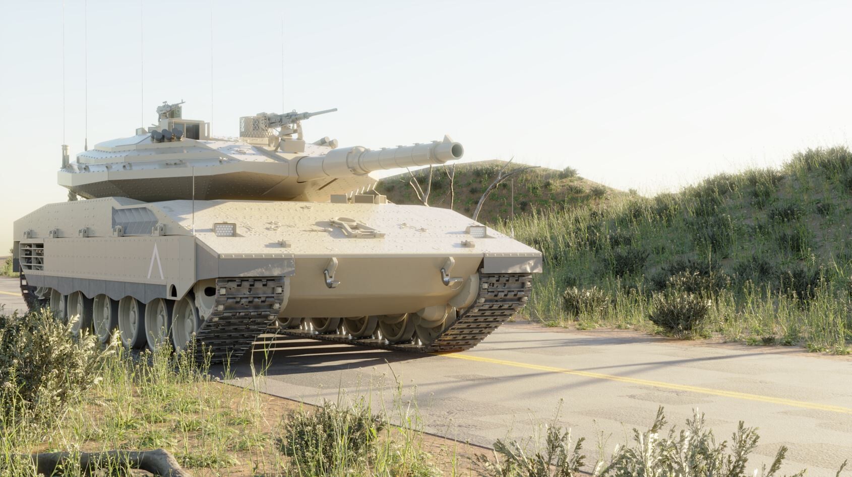 ArtStation - Merkava IV new render