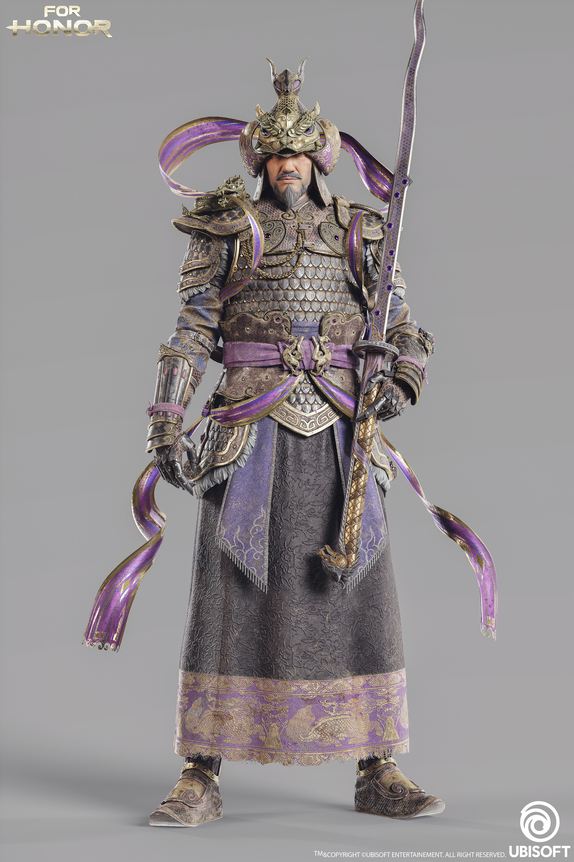 QiYu Dai (Aiden) - For Honor - Hero Skin - General Zhi