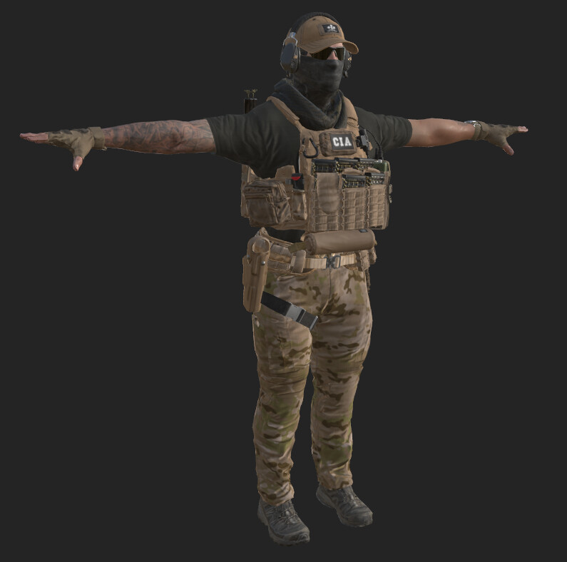 ArtStation - VRCHAT Military Avatar