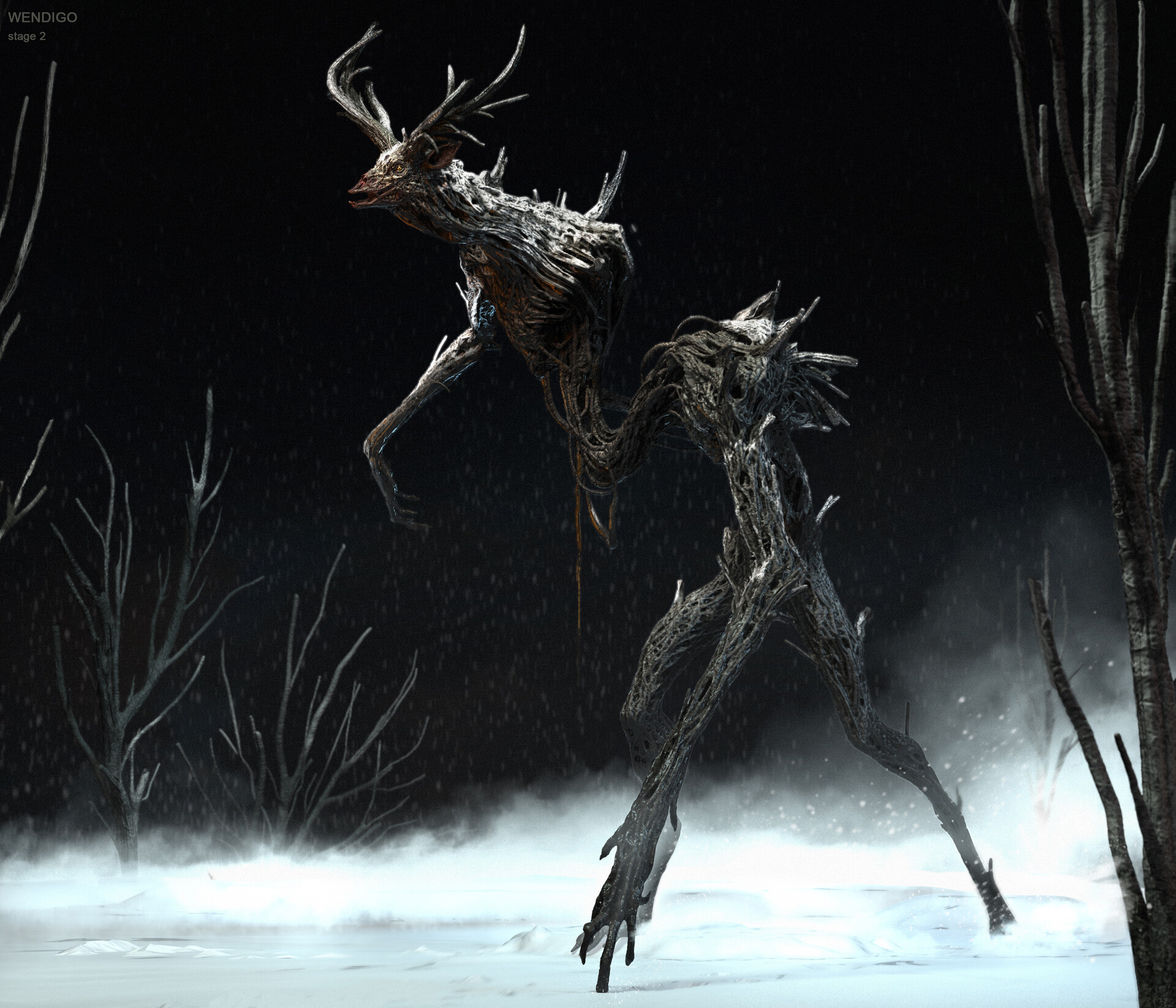 Jerad S. Marantz - Wendigo Creature