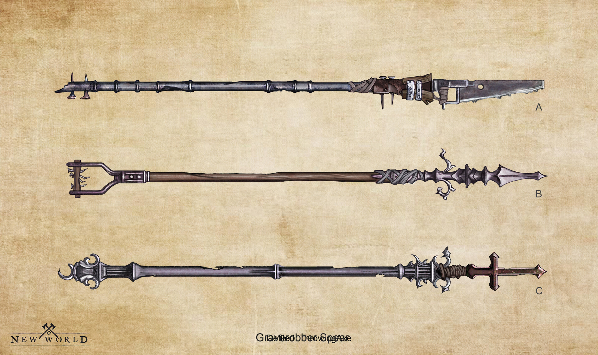 Xiang Tong - NEW WORLD Weapon concept design Chapter 1