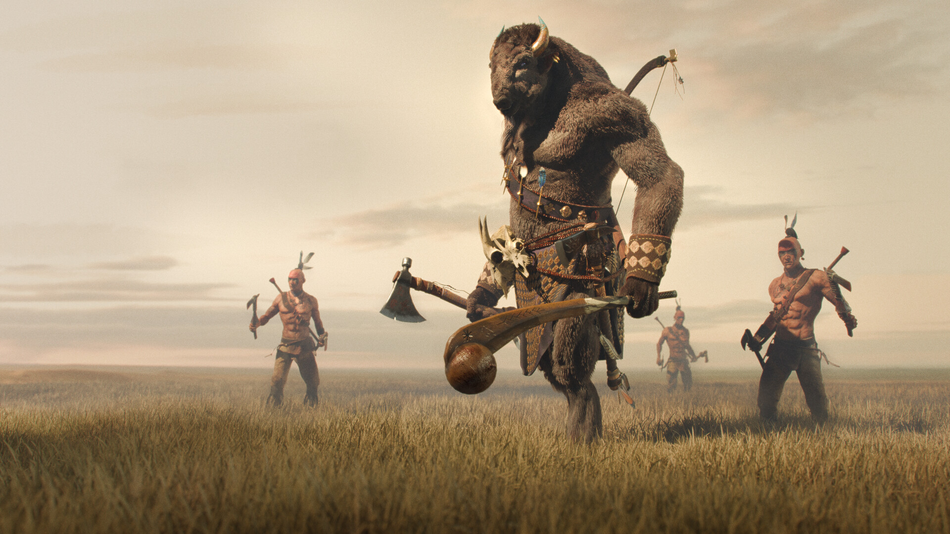 Ivan Martinez Concept Artist / Illustrator - Bison Warrior