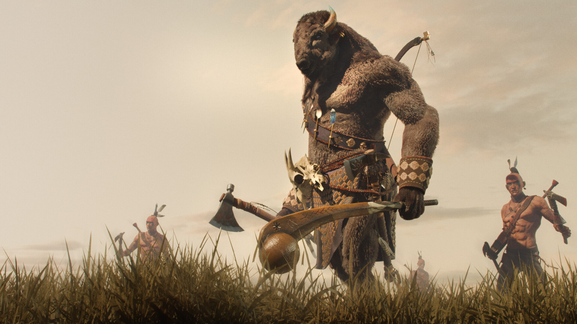 Ivan Martinez Concept Artist / Illustrator - Bison Warrior