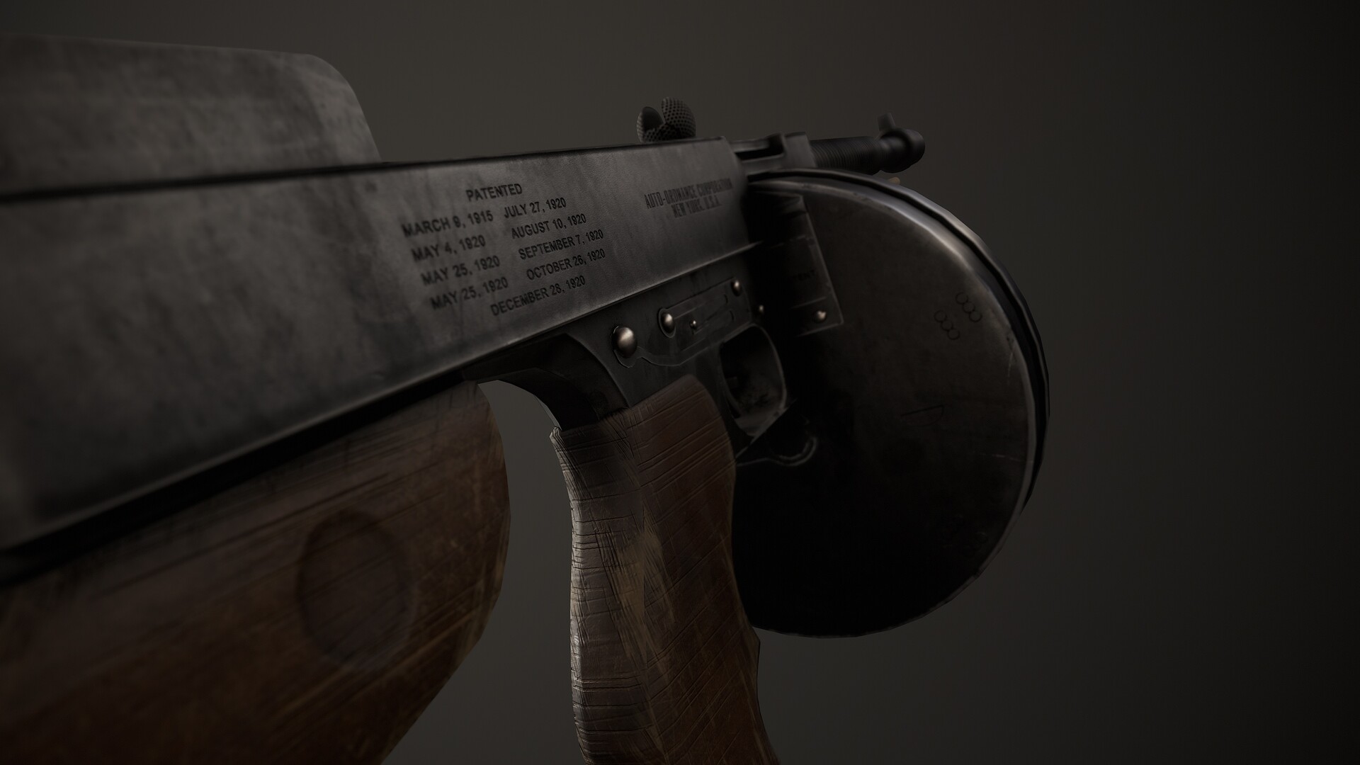 ArtStation - Thompson Gun