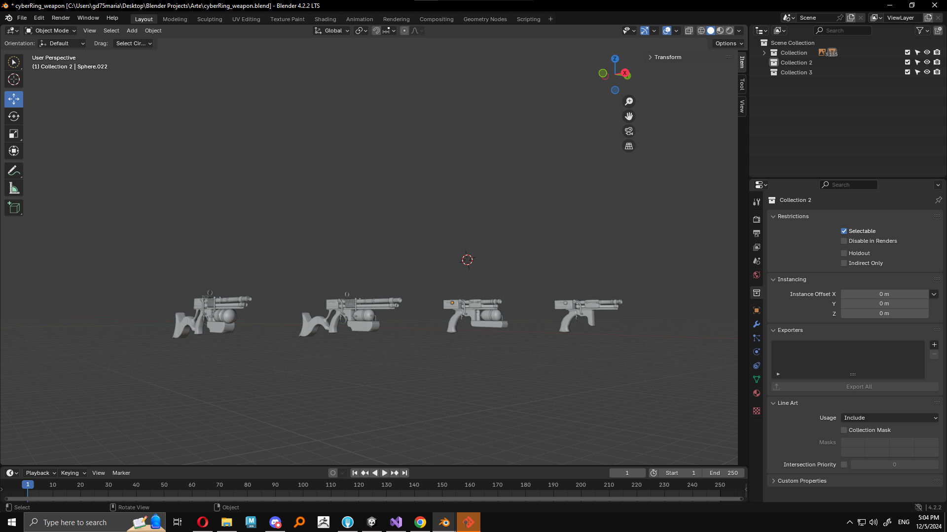 ArtStation - Steampunk Guns