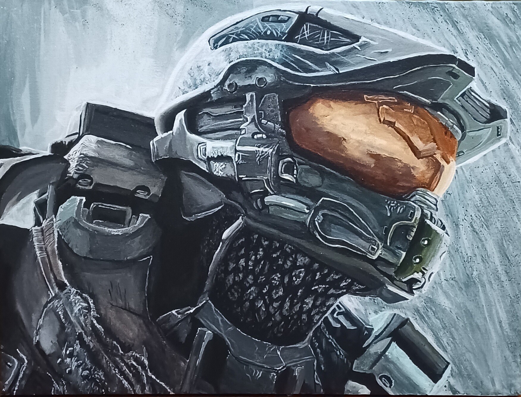 ArtStation - Master Chief Painting