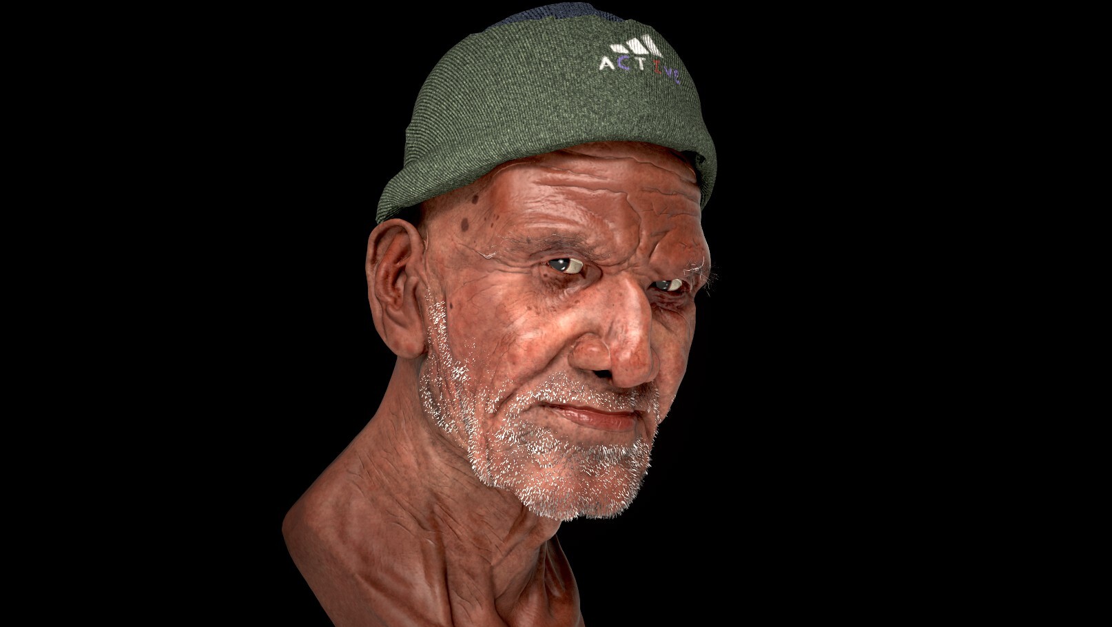 ArtStation - old age Indian man