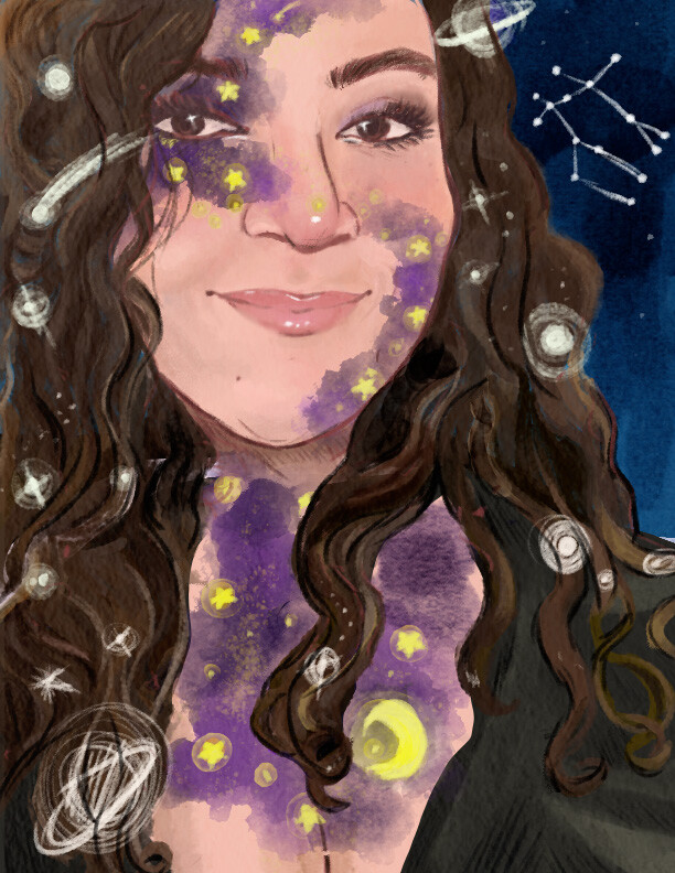 ArtStation - Celestial Self Portrait