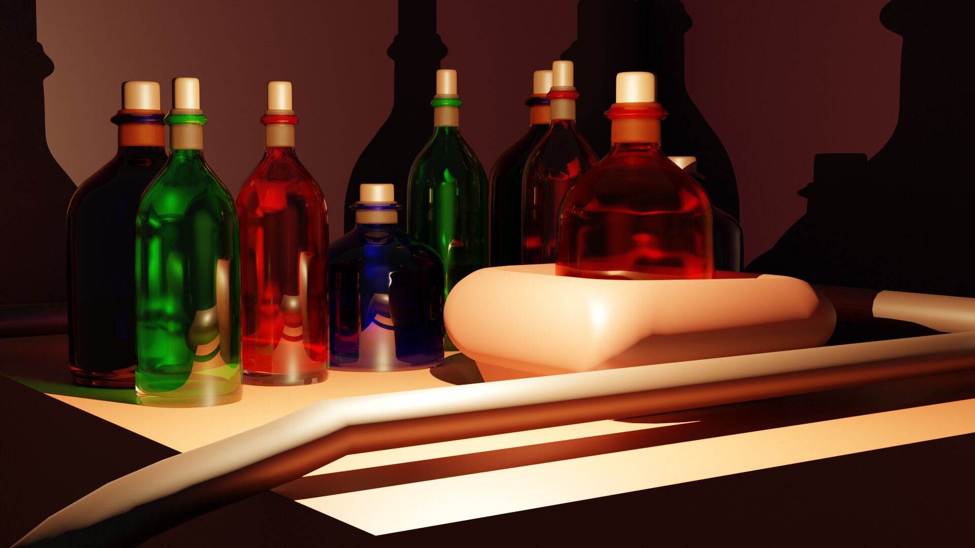 ArtStation - Potion Stand