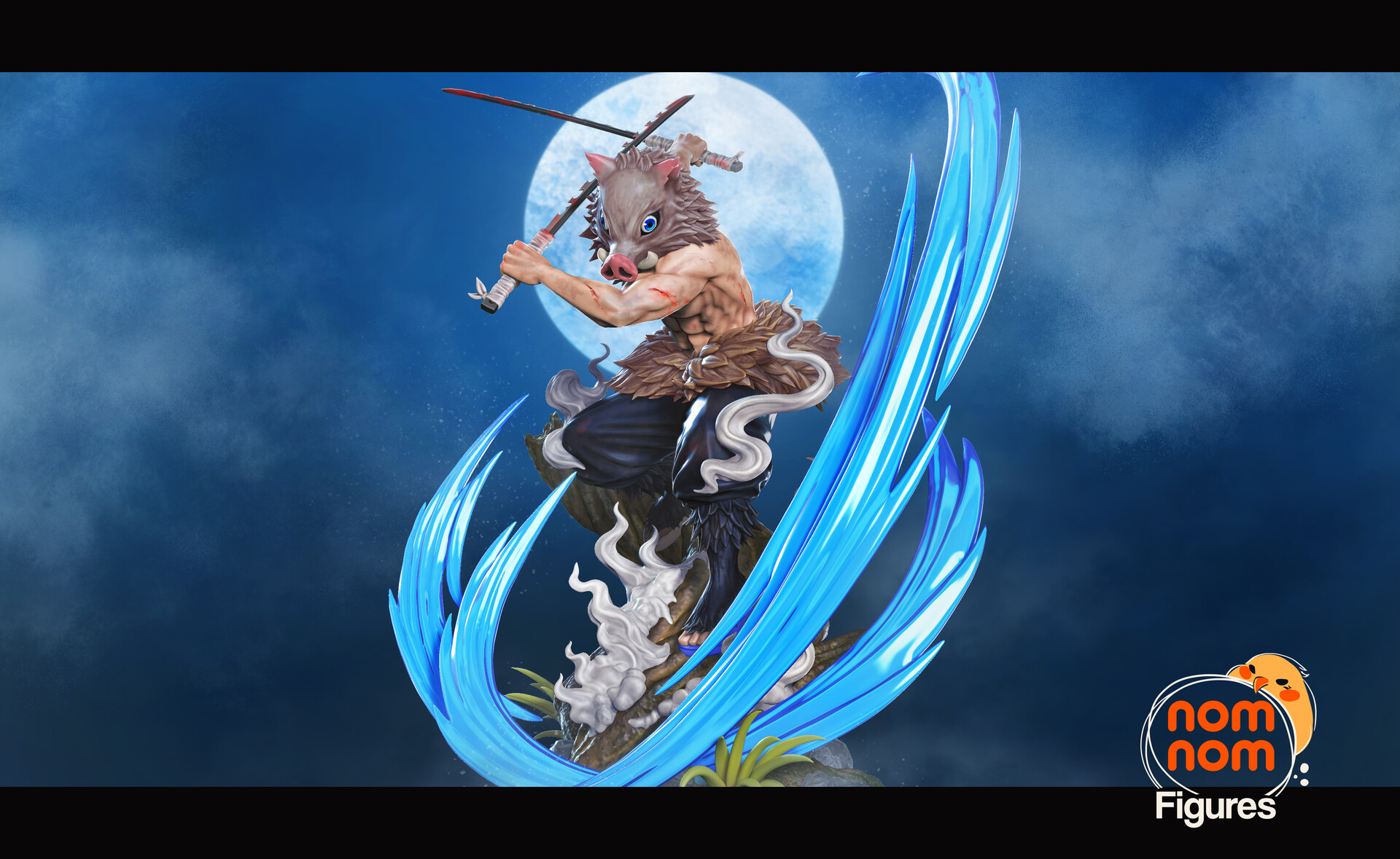 NomNom Figures - Inosuke Hashibira - Demon Slayer