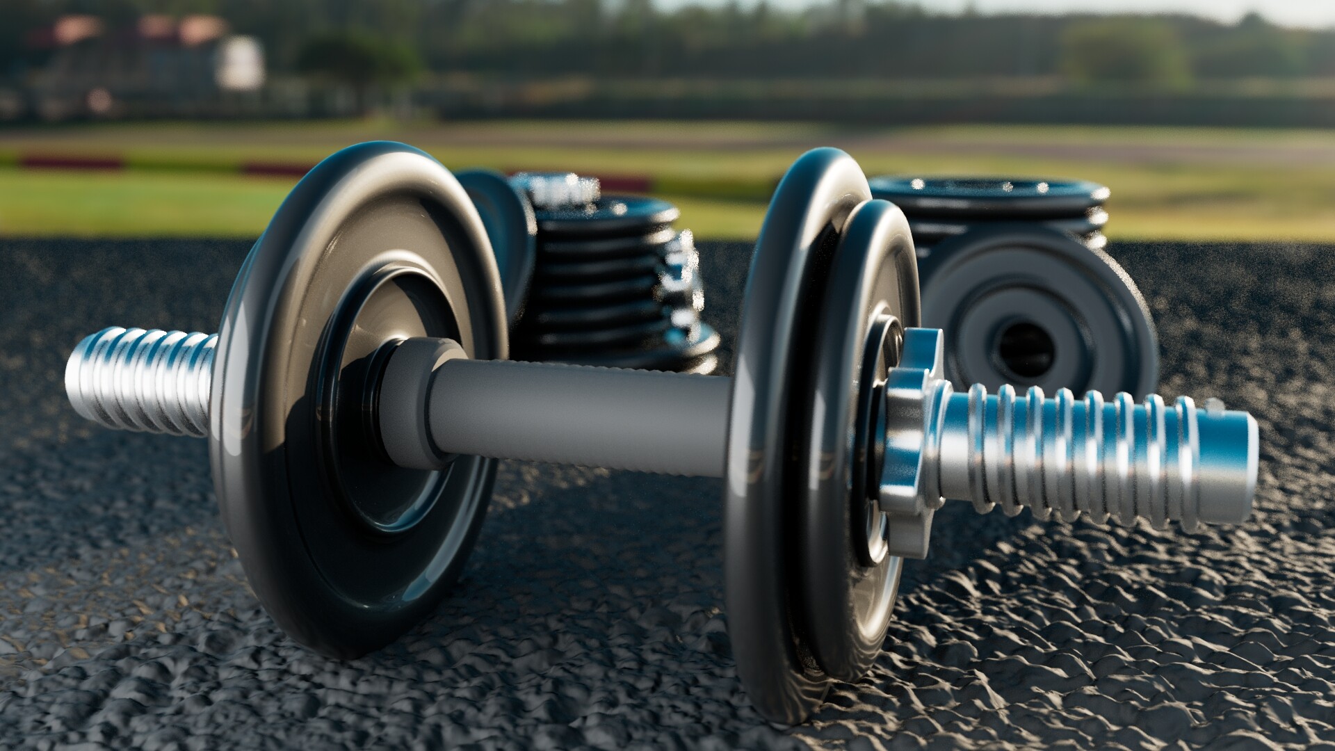 ArtStation - DUMBBELL (SHALLOW, DEEP, AND CREATIVE SHOT)