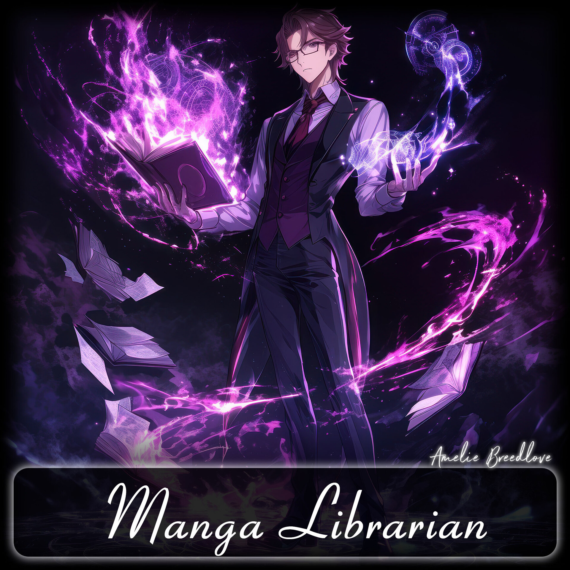 ArtStation - 200 Manga Librarian (Full Body) Reference Pack | 4K | v.17