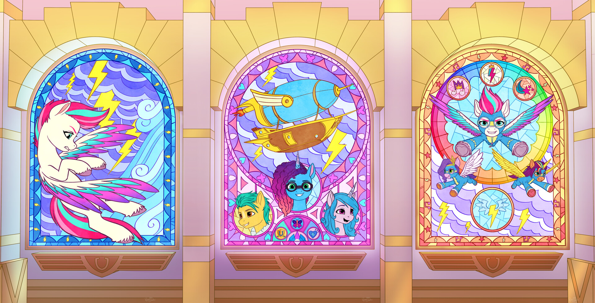 ArtStation - Connecting Fan Cover: Storm of Zephyr Heights