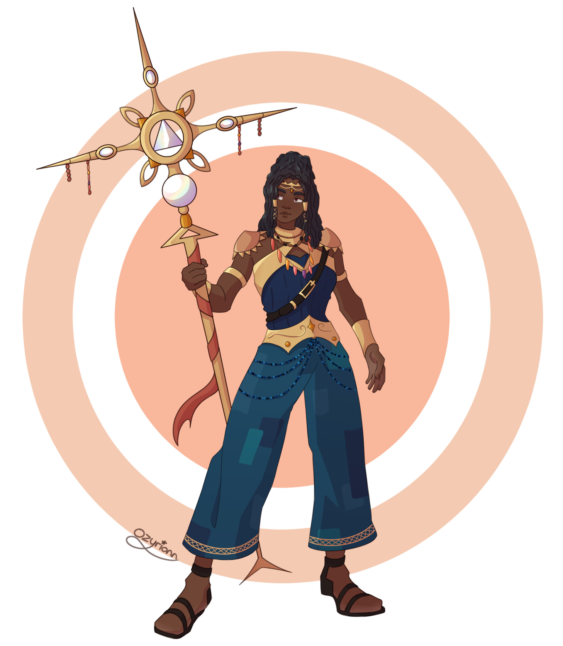 ArtStation - "Ophelia" Character Design (with design process)