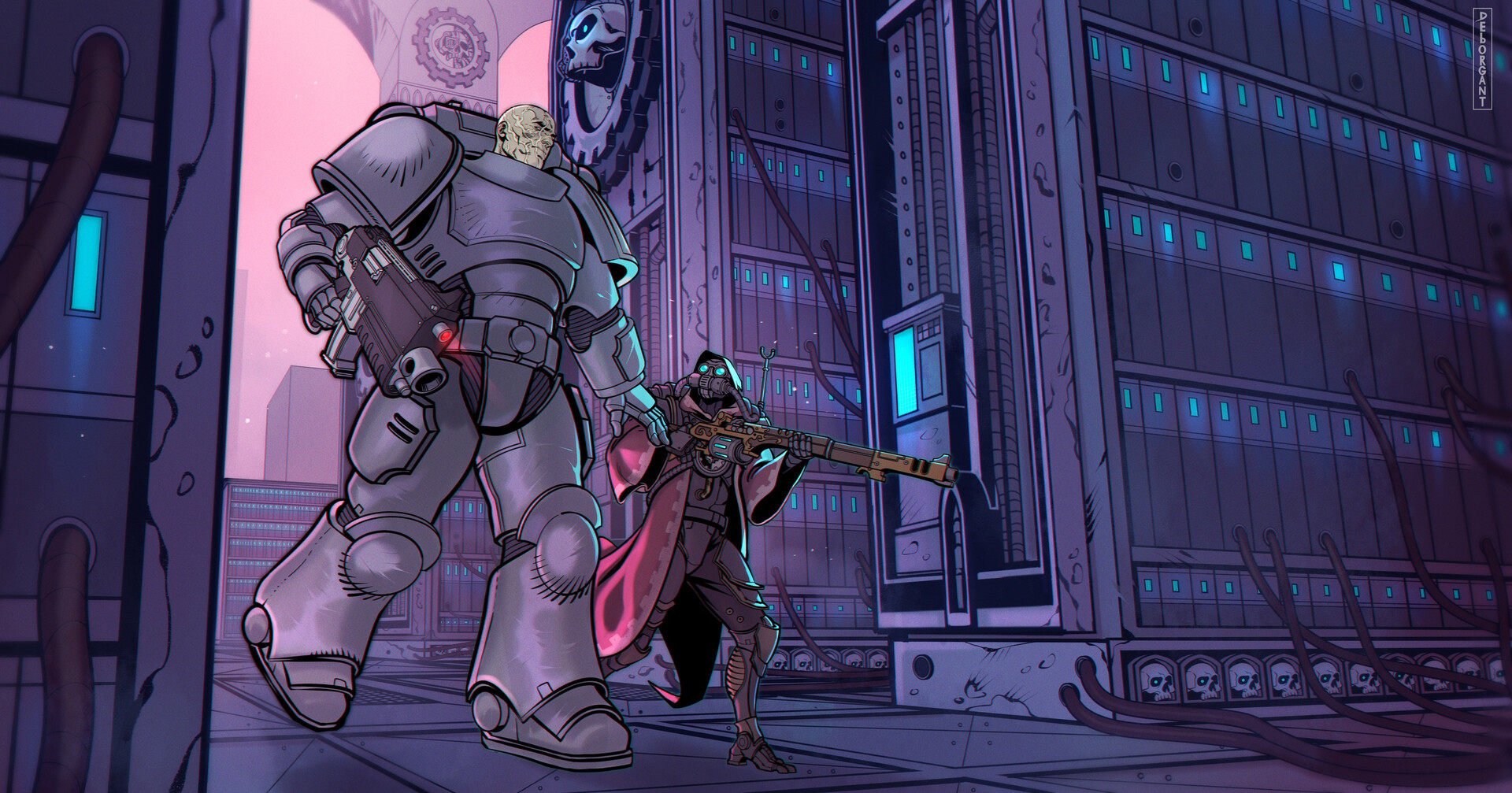 ArtStation - Patrolling in the server room