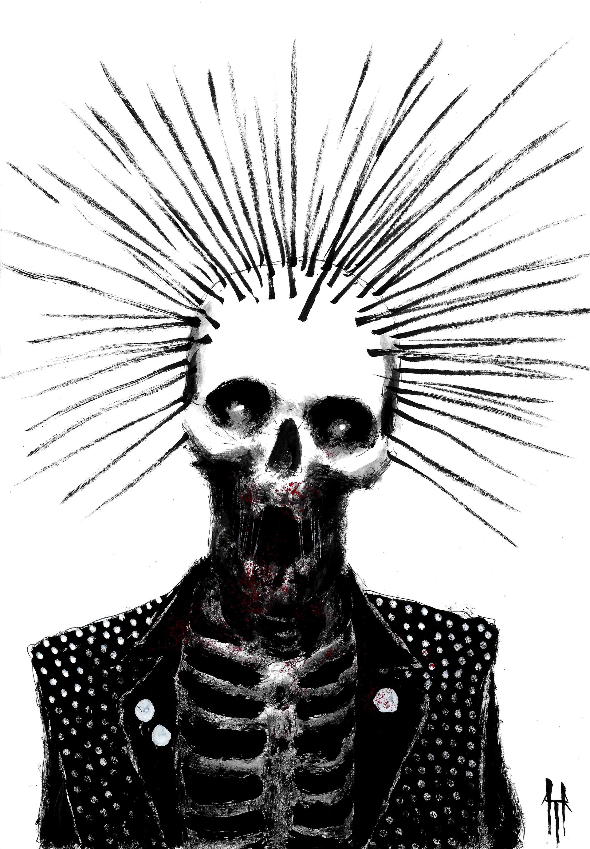 punk skull