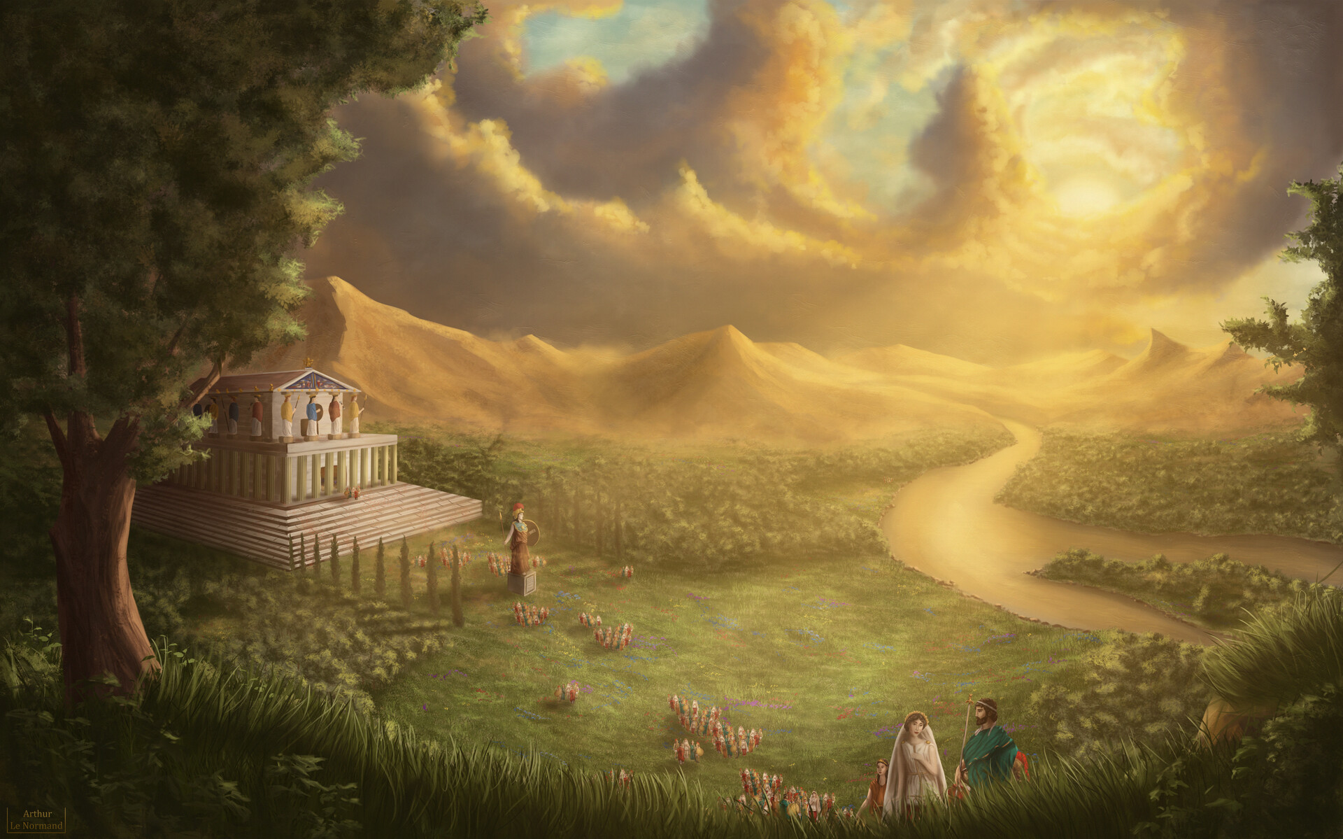 ArtStation - Elysian Fields - DPS Challenge 18