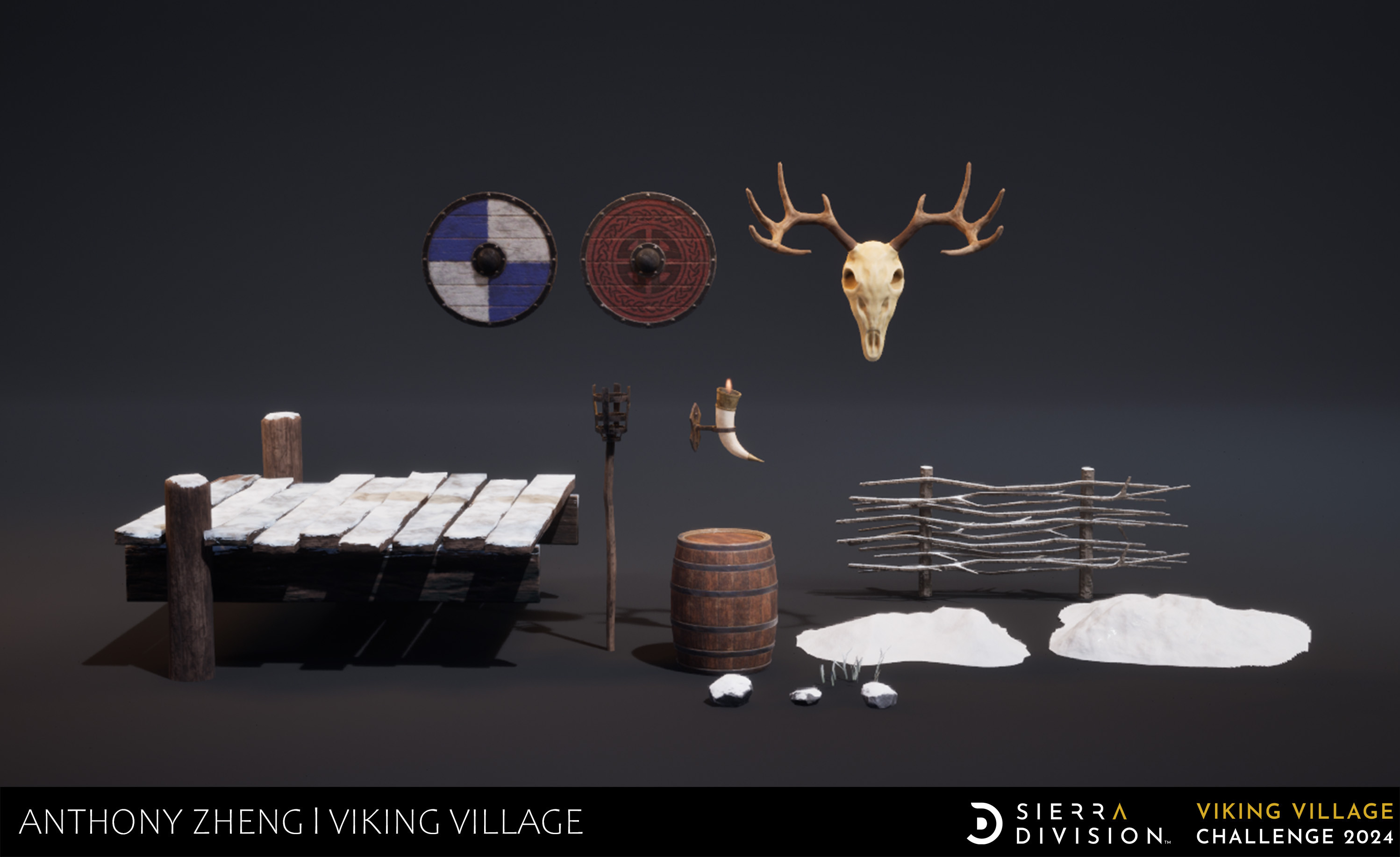 Anthony Zheng - Snowy Viking Village