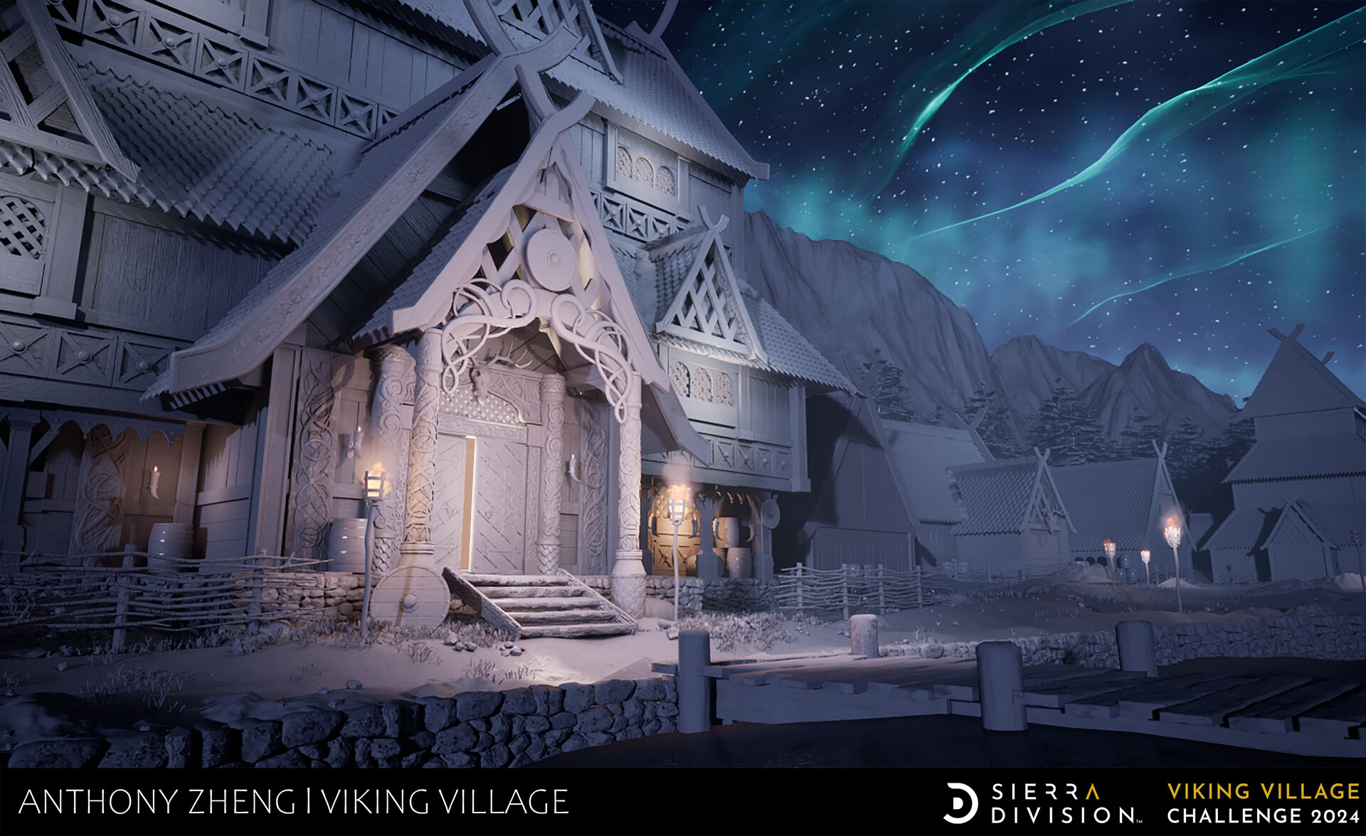 Anthony Zheng - Snowy Viking Village